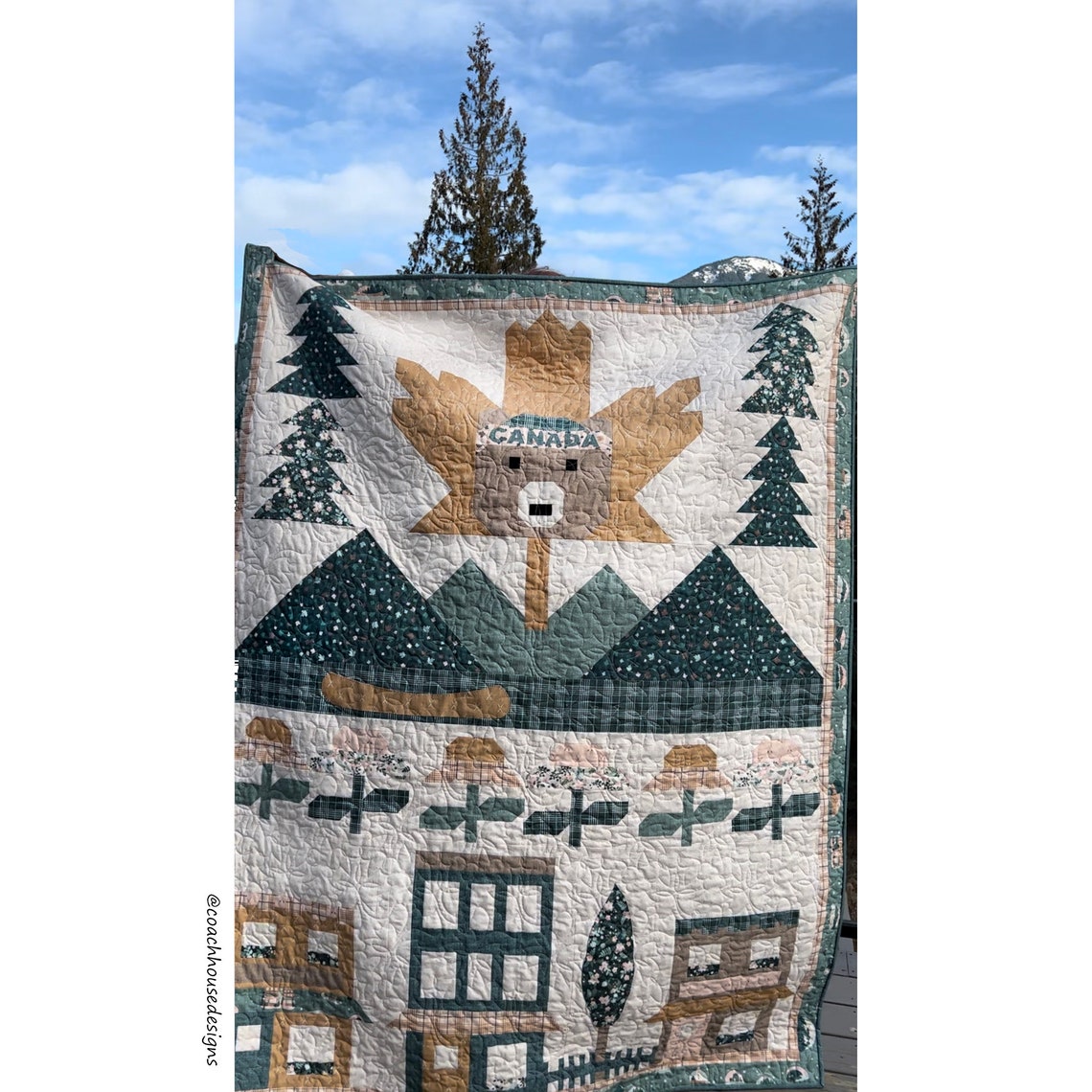 We Are Canadian PDF Quilt Pattern by Coach House Designs - CANADIANA ...