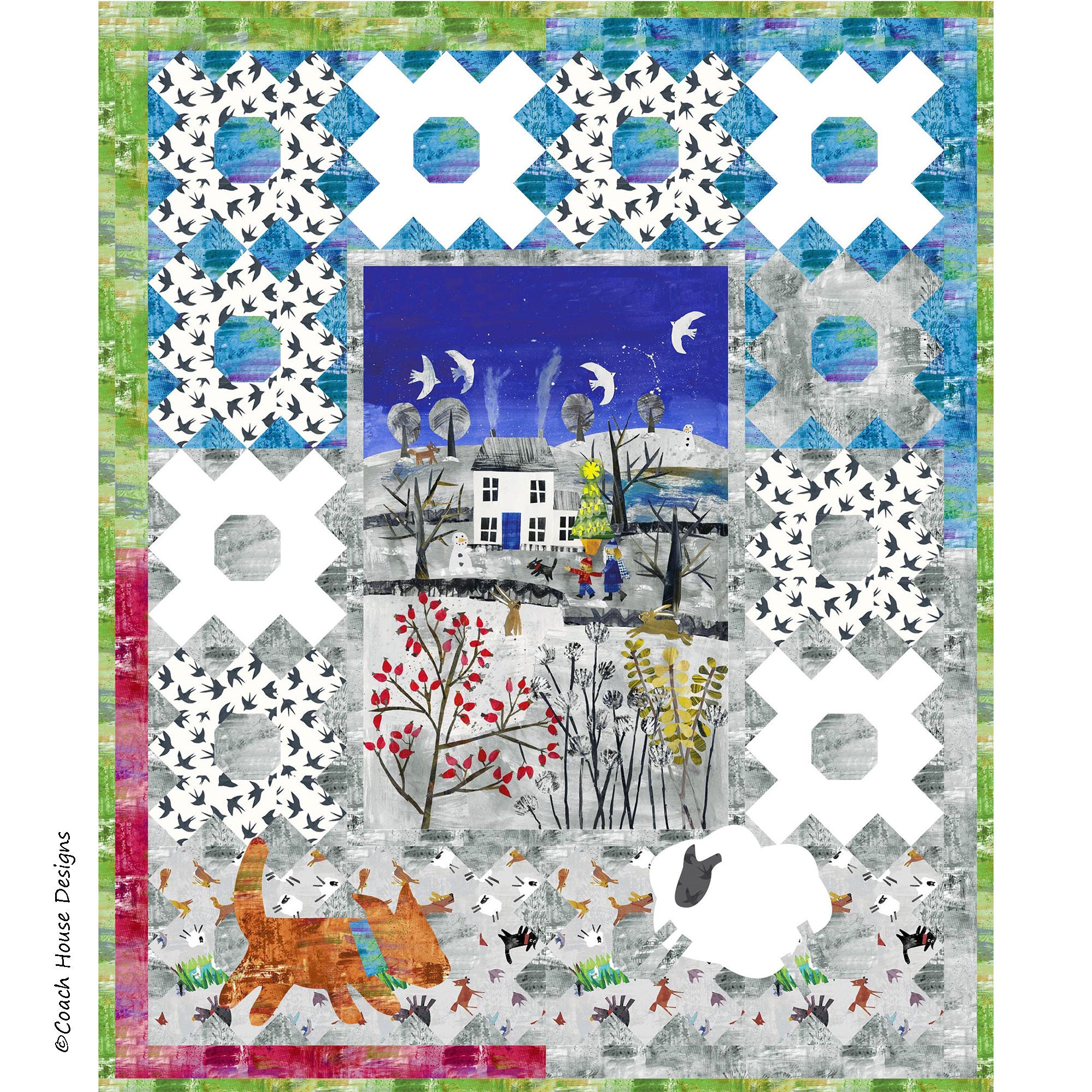 Season to Season Digital PDF Quilt Pattern by Coach House Designs - Etsy