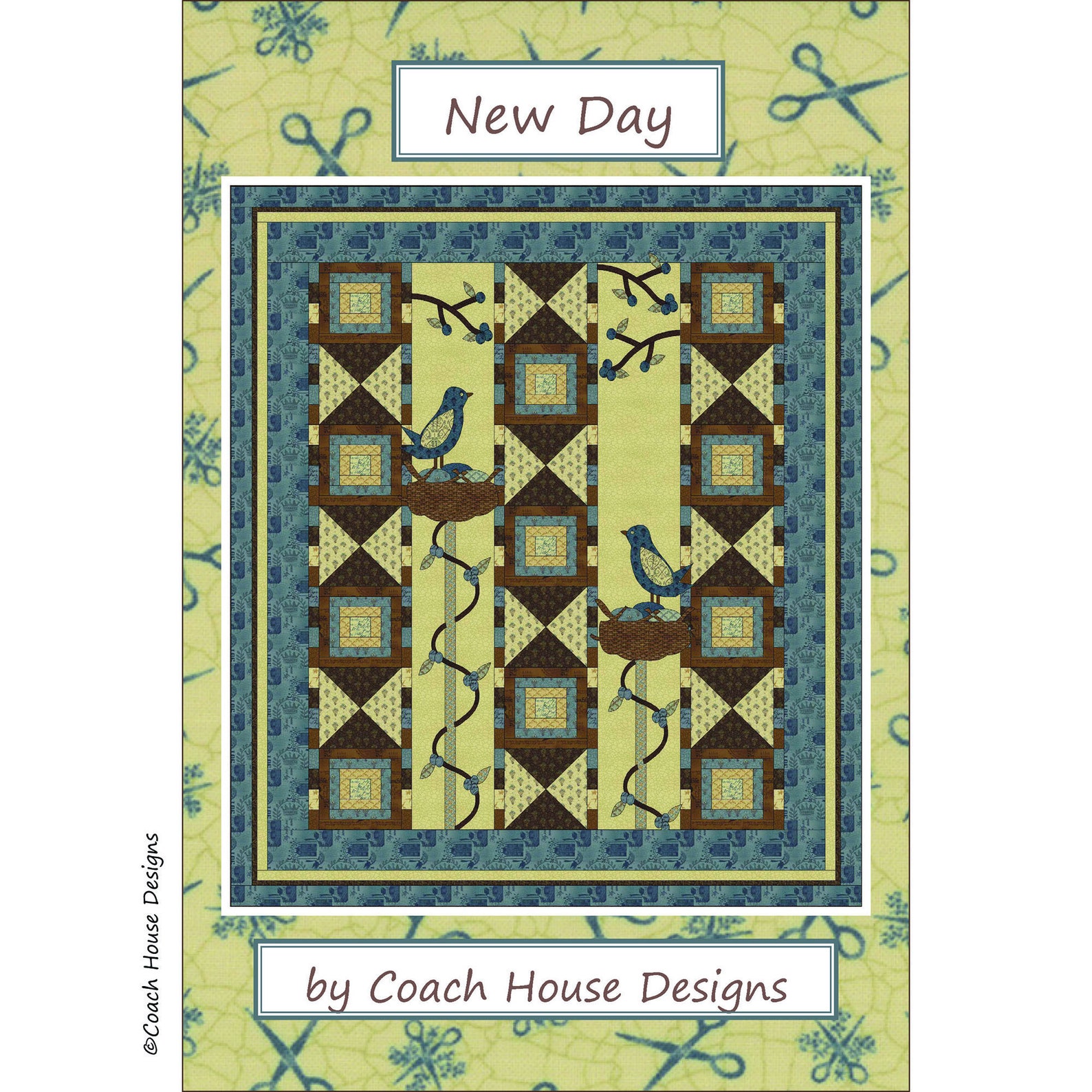 New Day Digital PDF Quilt Pattern by Coach House Designs - Etsy