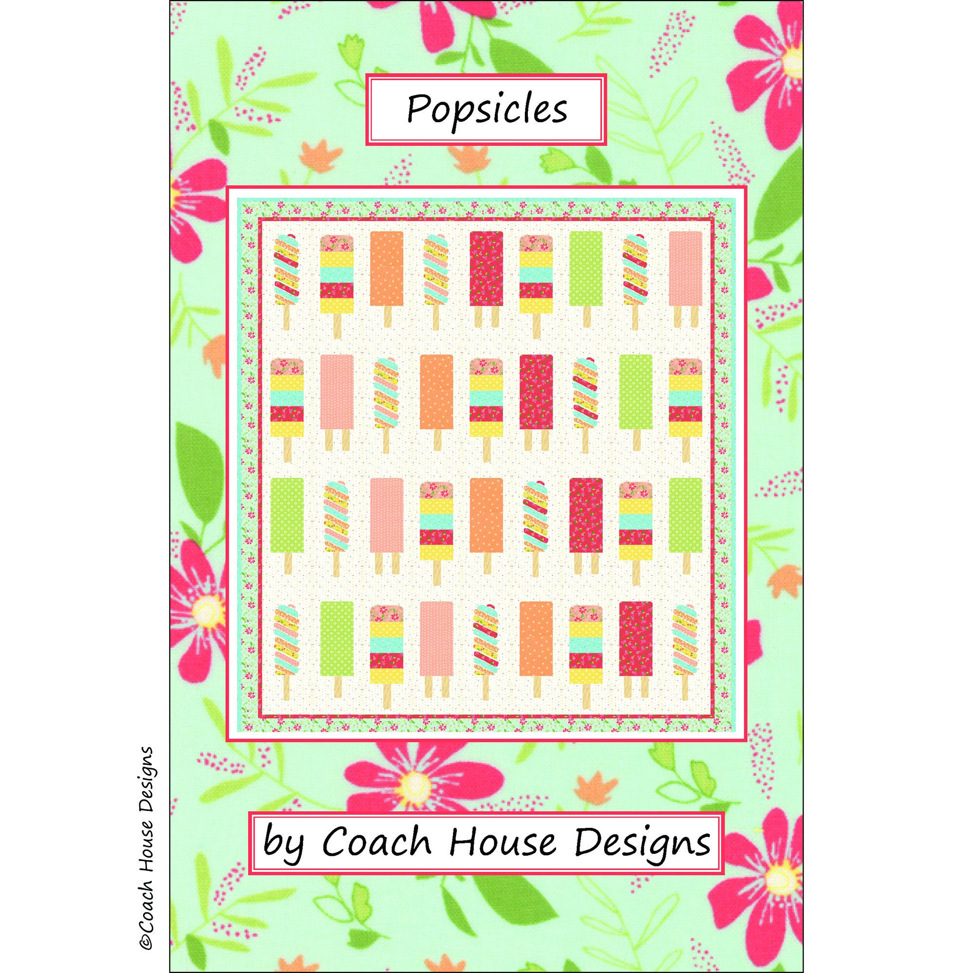 Popsicles Digital PDF Quilt Pattern by Coach House Designs - Etsy