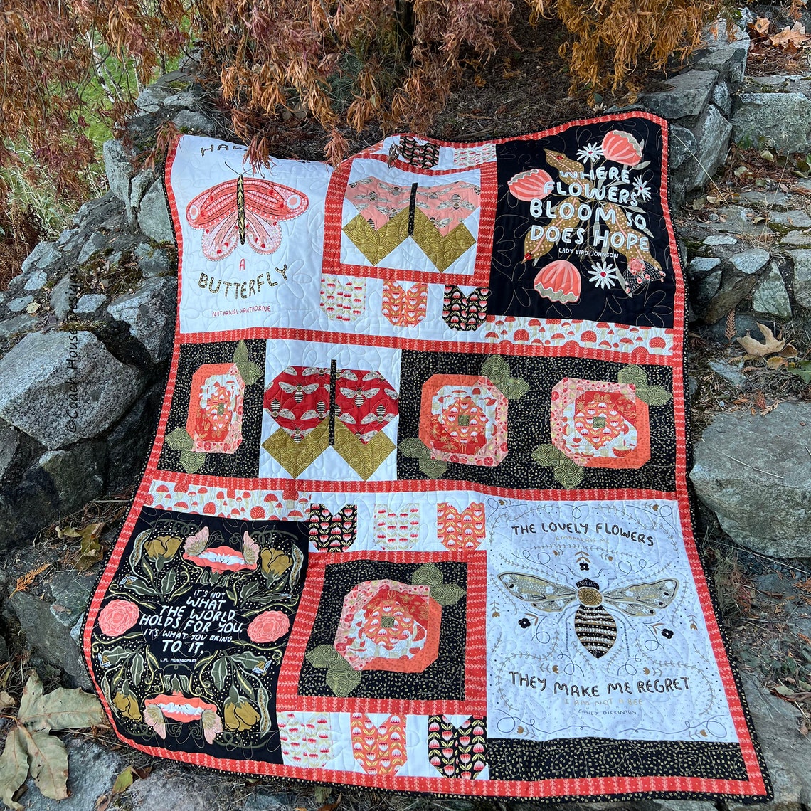 Hope Blooms PDF Quilt Pattern by Coach House Designs - MEADOWMERE by ...