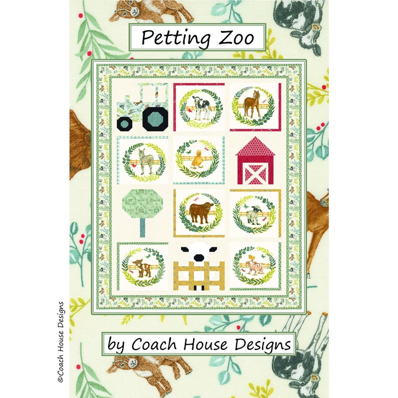 Petting Zoo Quilt Pattern: Willow's Farm Animals (digital PDF) - Etsy