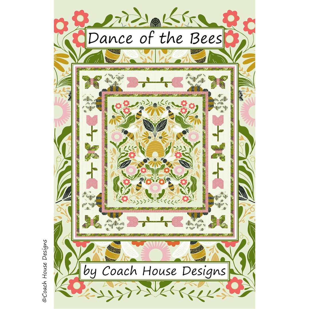 Dance of the Bees Downloadable PDF Quilt Pattern by Coach House Designs ...