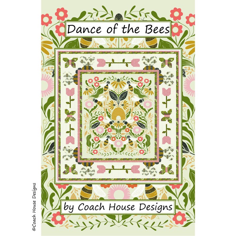 Bee Garden Quilt Fabric - Etsy