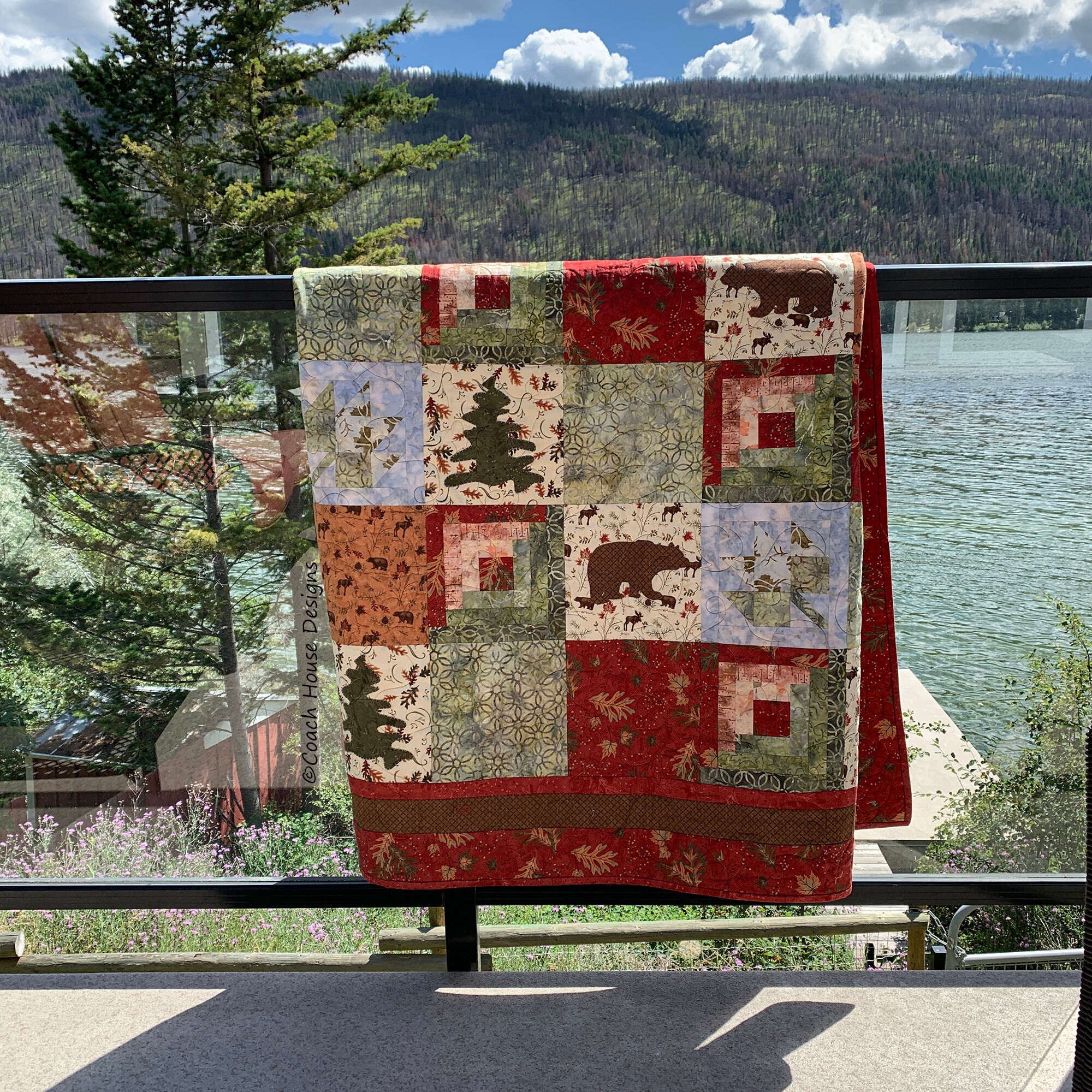 Lakeside Digital PDF Quilt Pattern by Coach House Designs - Etsy
