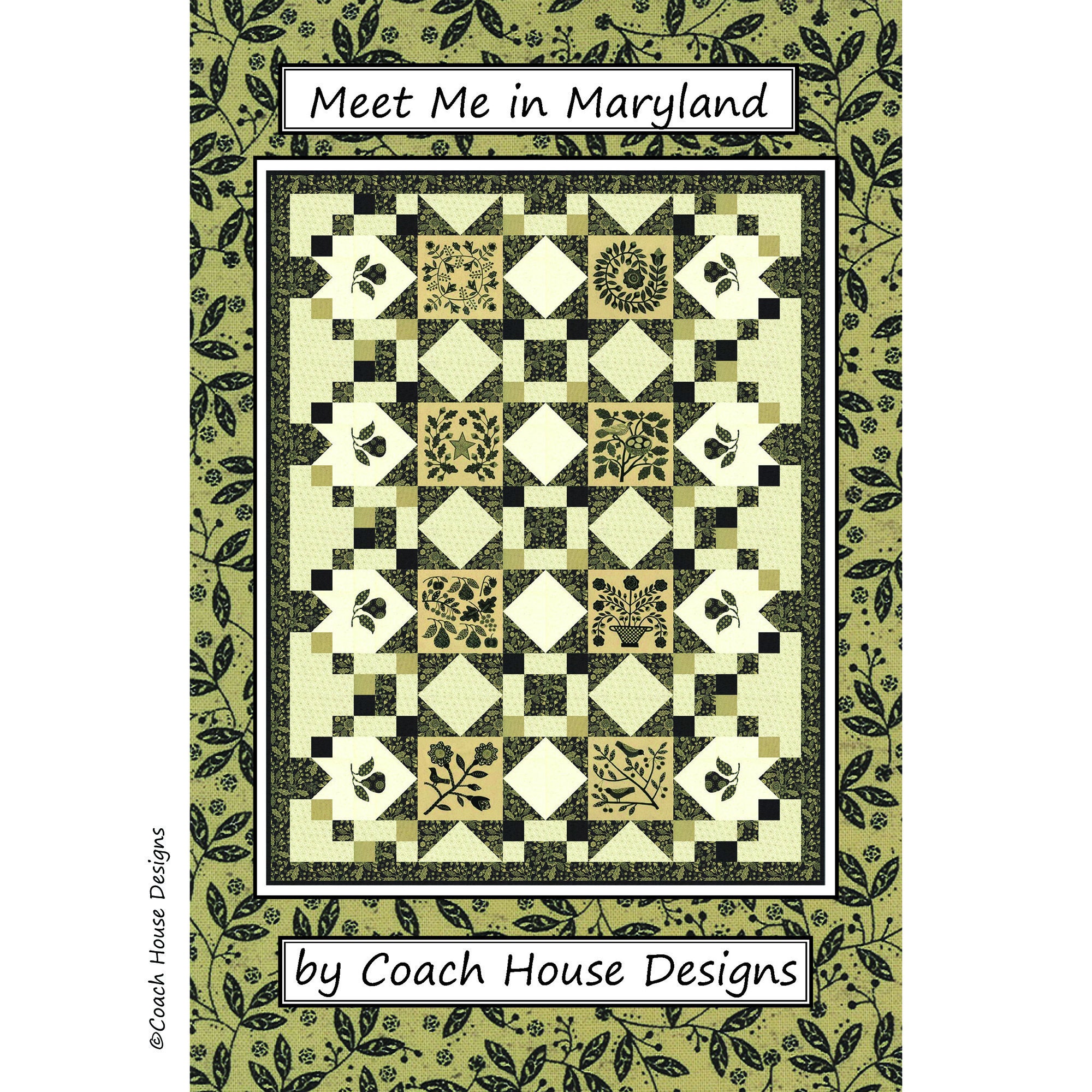 Meet Me in Maryland Digital PDF Quilt Pattern by Coach House Designs - Etsy