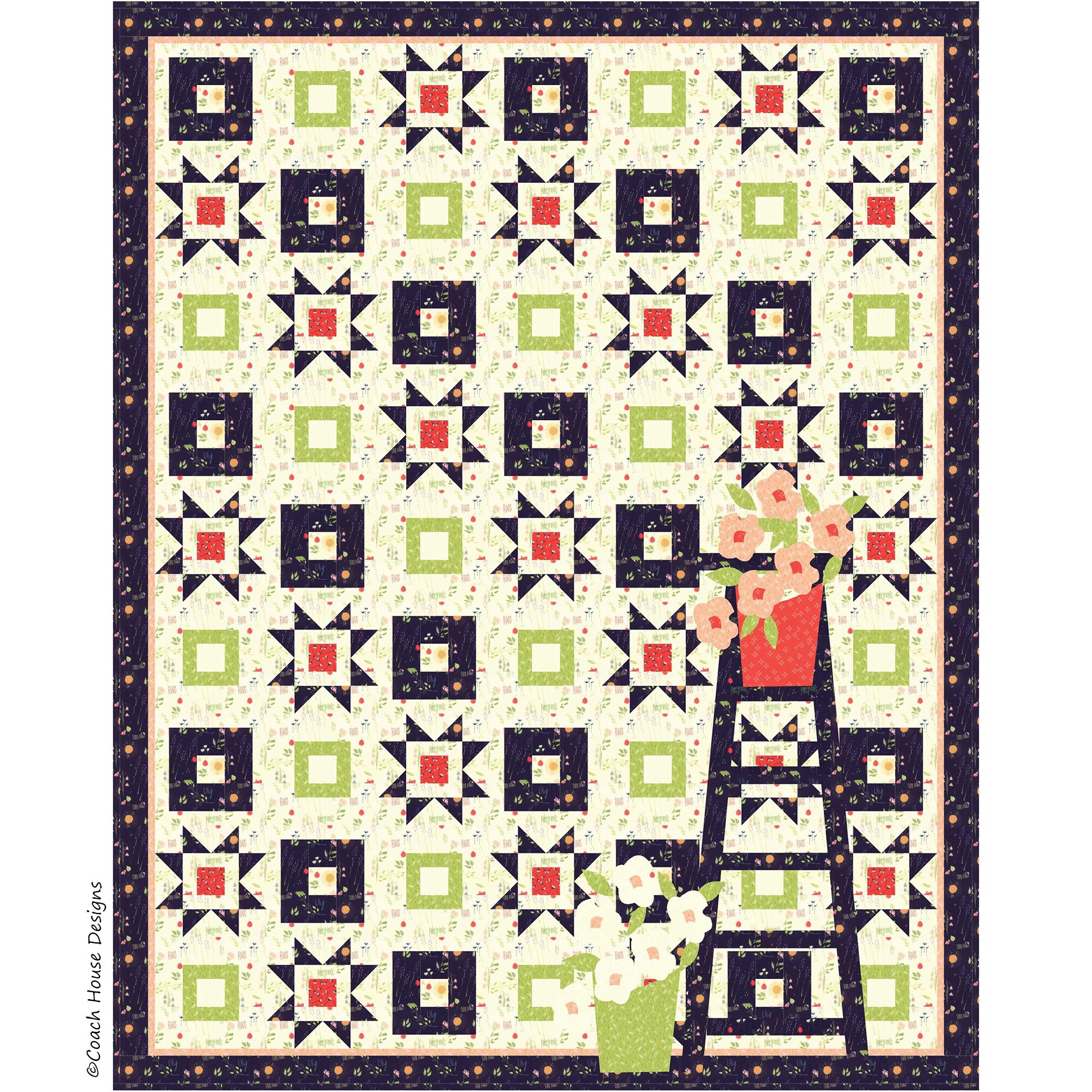 My Front Porch Digital PDF Quilt Pattern by Coach House - Etsy