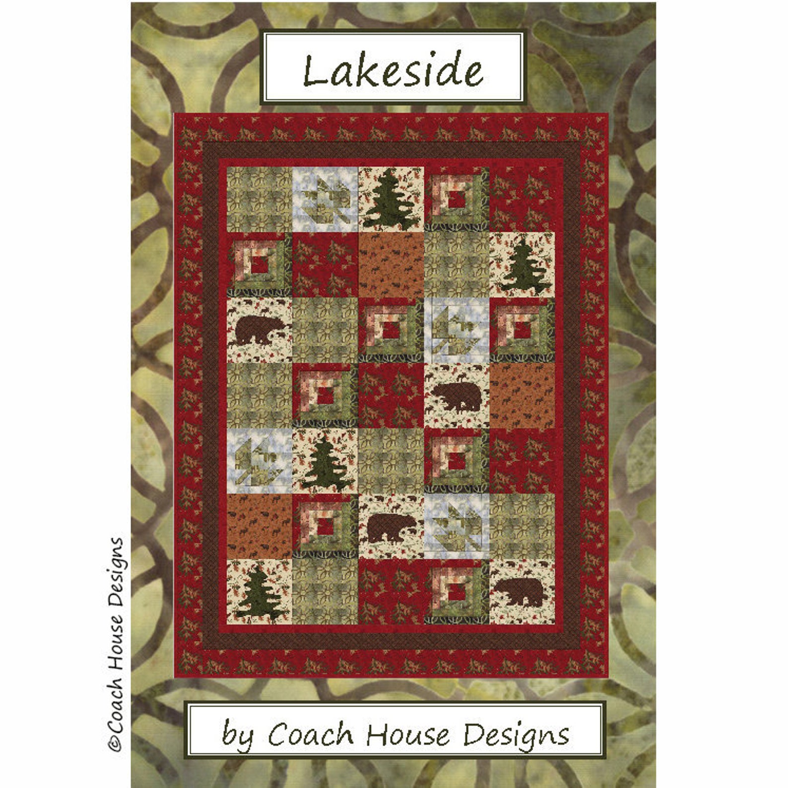 Lakeside Digital PDF Quilt Pattern by Coach House Designs - Etsy