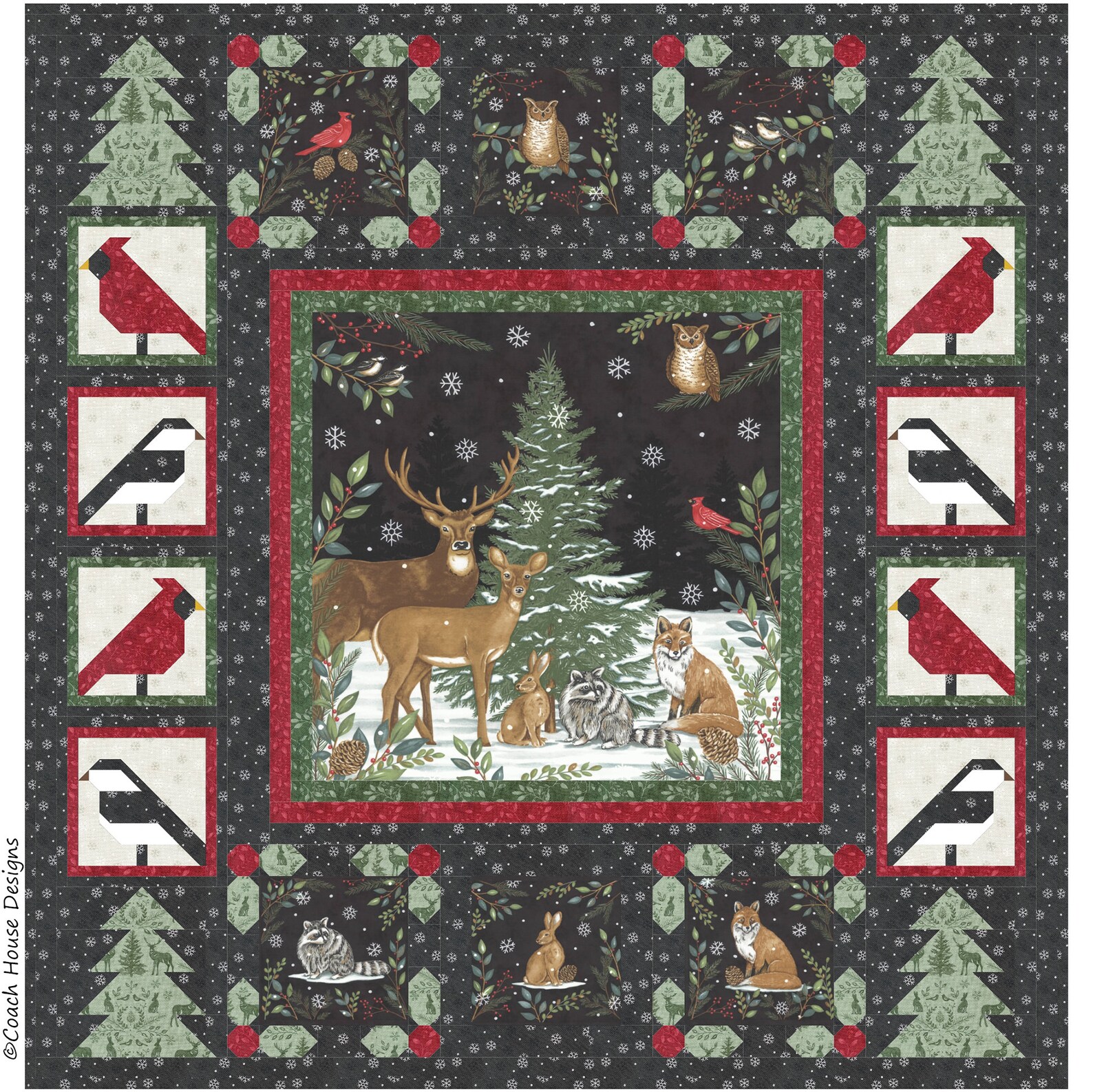 Wonderland Digital PDF Quilt Pattern by Coach House Designs ** Deb ...