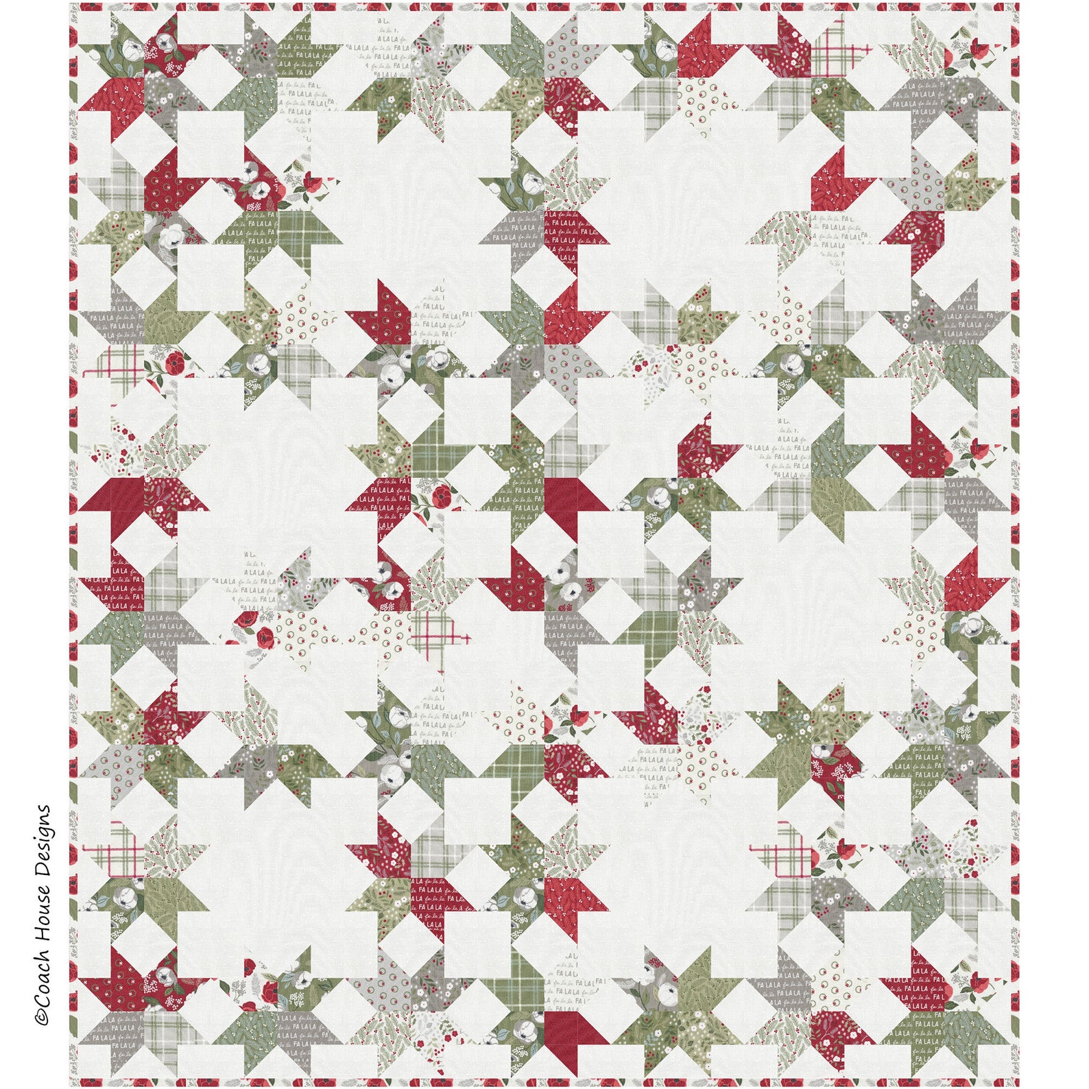 Fading Stars PDF Quilt Pattern by Coach House Designs - DATE NIGHT by ...