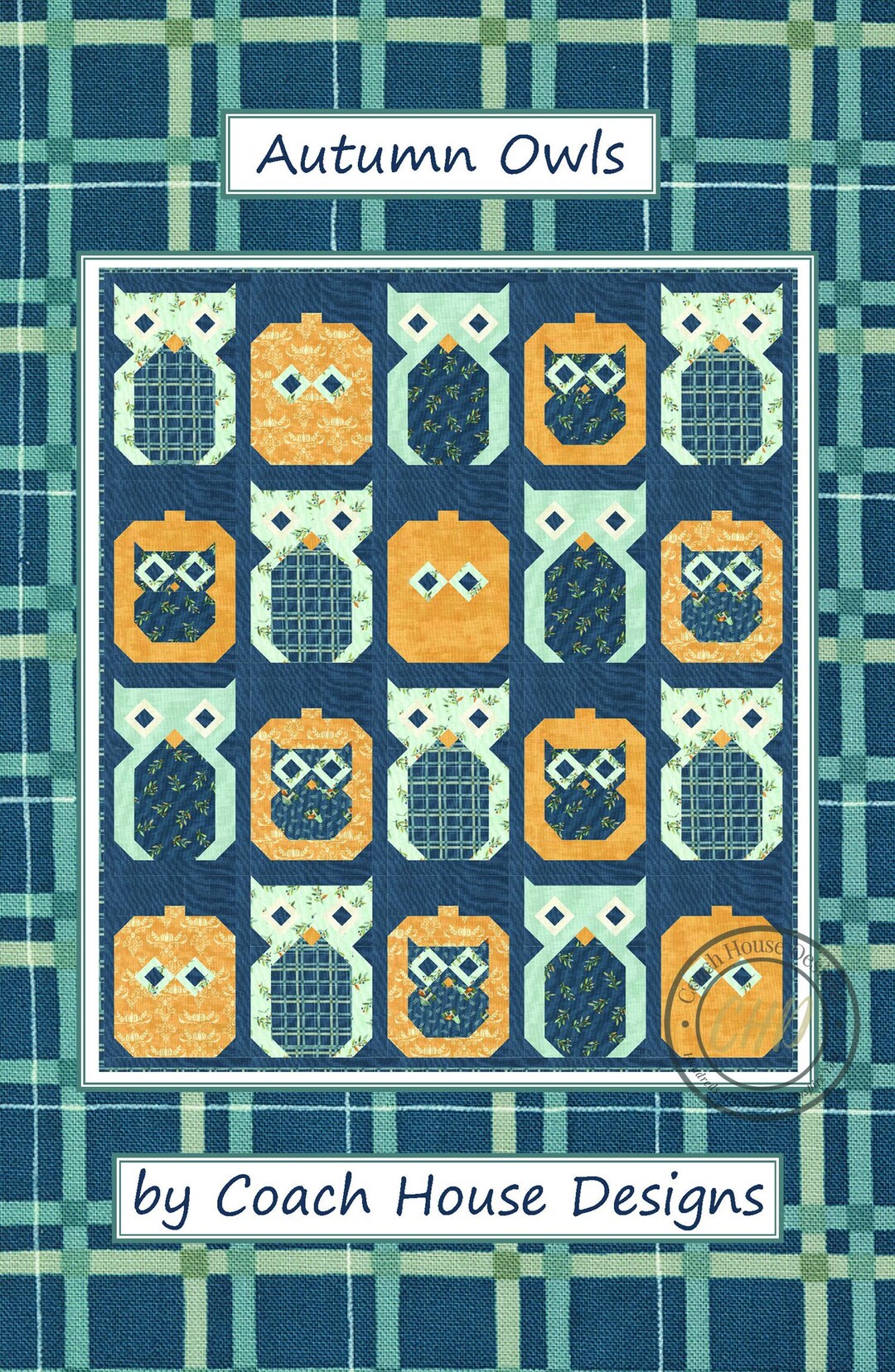 Autumn Owls Downloadable PDF Quilt Pattern by Coach House Designs ...