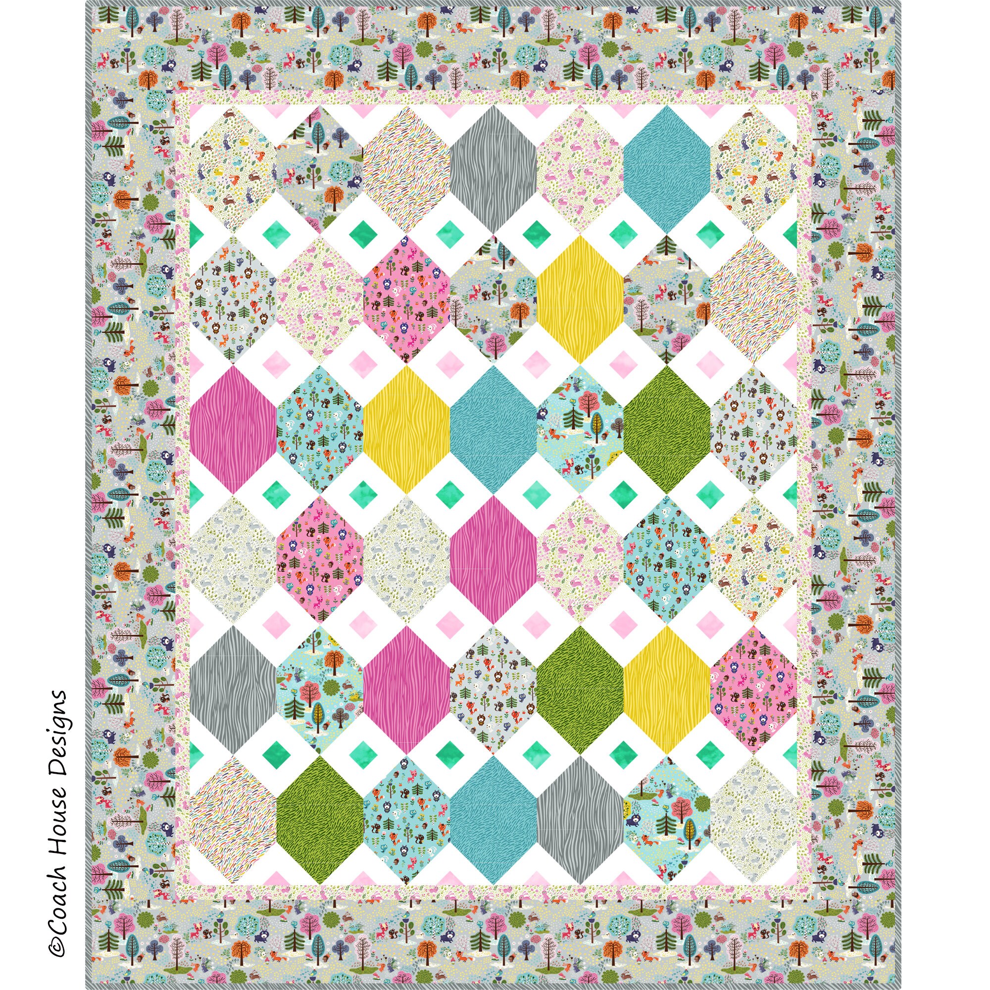 I Love Bon Bons Digital PDF Quilt Pattern by Coach House Designs - Etsy