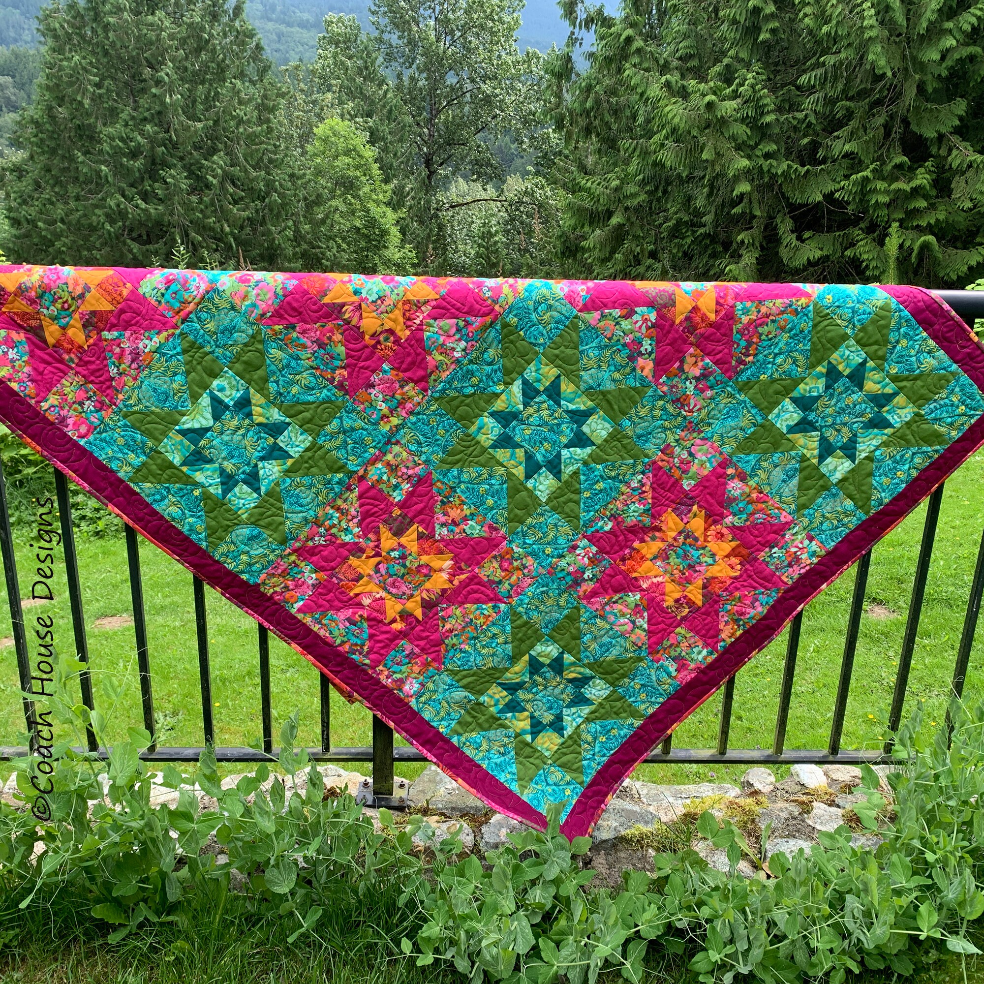 Northern Lights Digital PDF Quilt Pattern by Coach House Designs - Etsy