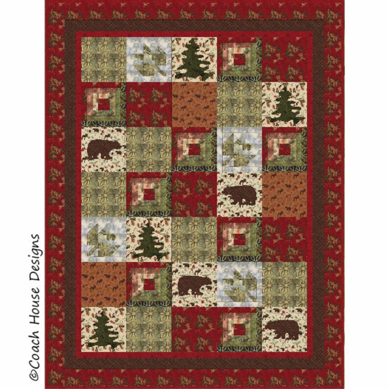 Lakeside Digital PDF Quilt Pattern by Coach House Designs - Etsy