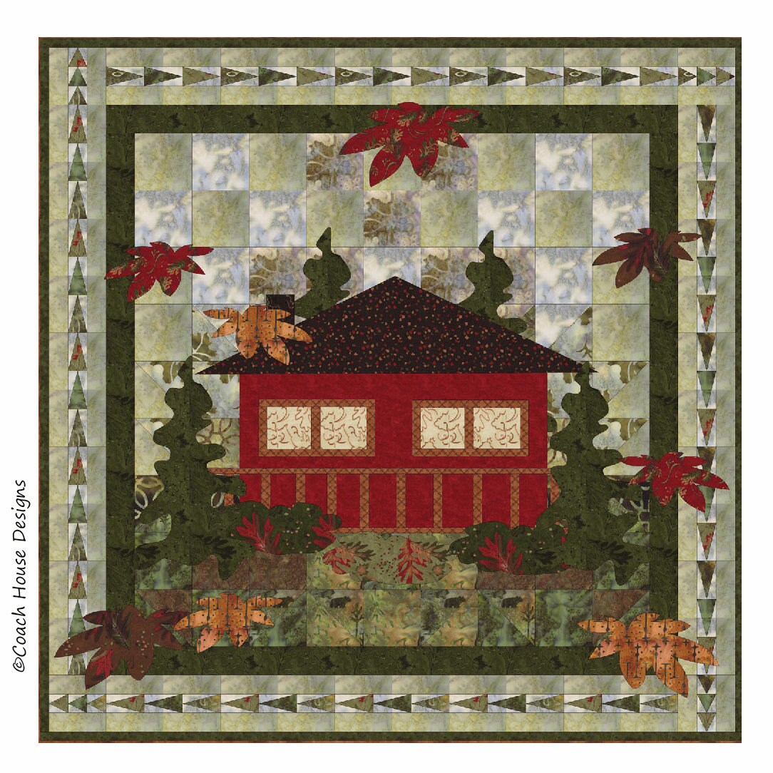 Serenity Digital PDF Quilt Pattern by Coach House Designs - Etsy