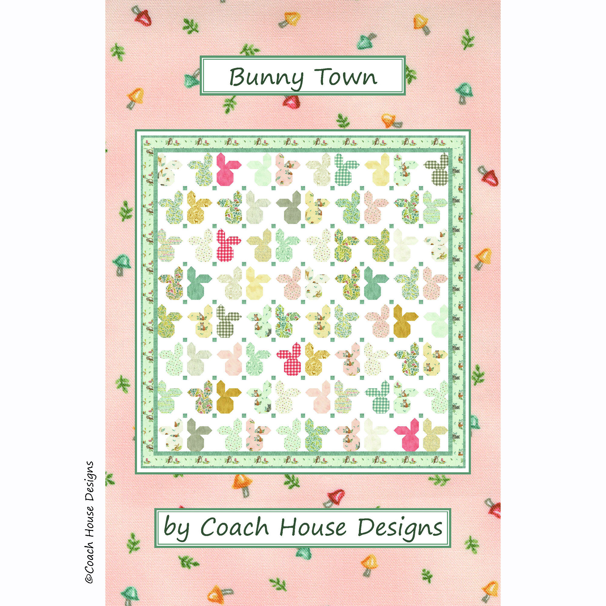 Bunny Town Digital PDF Quilt Pattern by Coach House Designs - Etsy