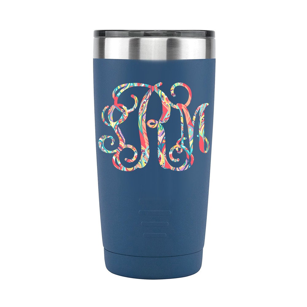 Custom Monograms for Yeti Monogram Initials Customized Gifts | Etsy