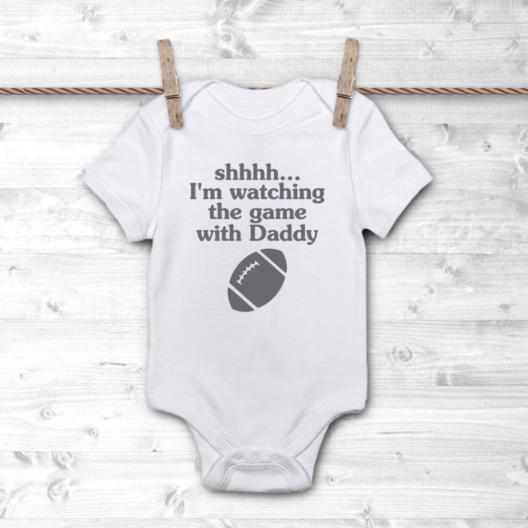 Funny Onesie Dad - Sports Onesies - Football Baby Gift - Baby Boy Gift ...
