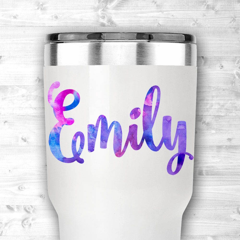 Personalized Yeti Decal Yeti Name Decal Customize Your Yeti | Etsy