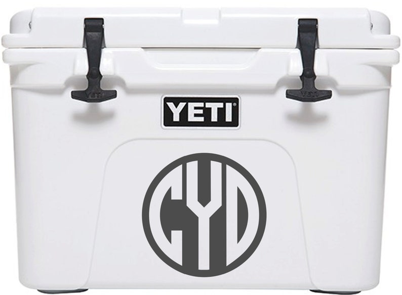 Yeti Cooler Decal Monogram Yeti Decal Wedding Gifts - Etsy