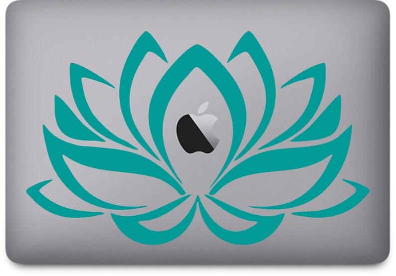 Blue Lotus Flower Decal Macbook Cover Stickers Gifts for - Etsy