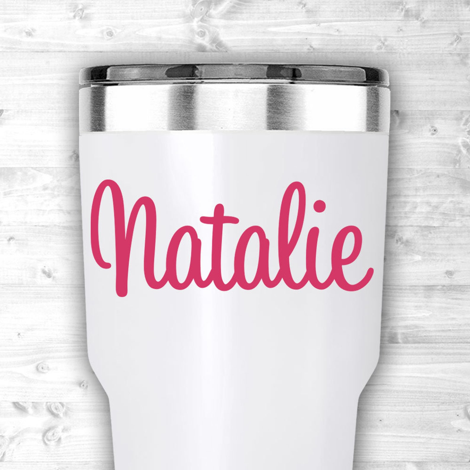 Yeti Tumbler Decal Personalized Yeti Decal Yeti Name Decal - Etsy