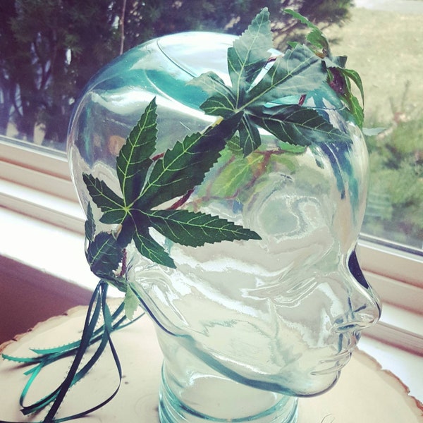 Marijuana Leaf Crown - Etsy