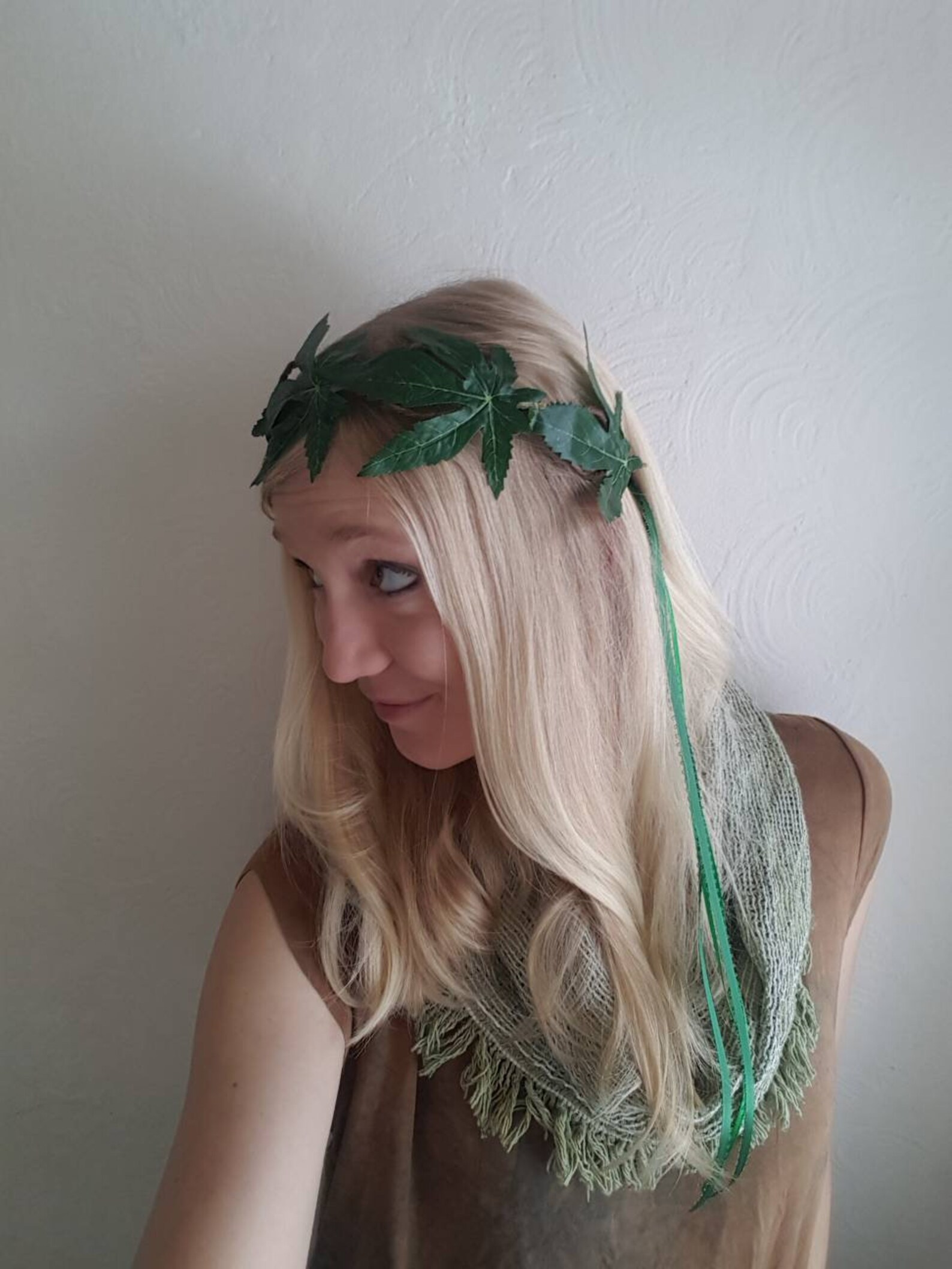 Pot Leaf Headband Cannabis Tiara 420 Headband Pot Leaf - Etsy