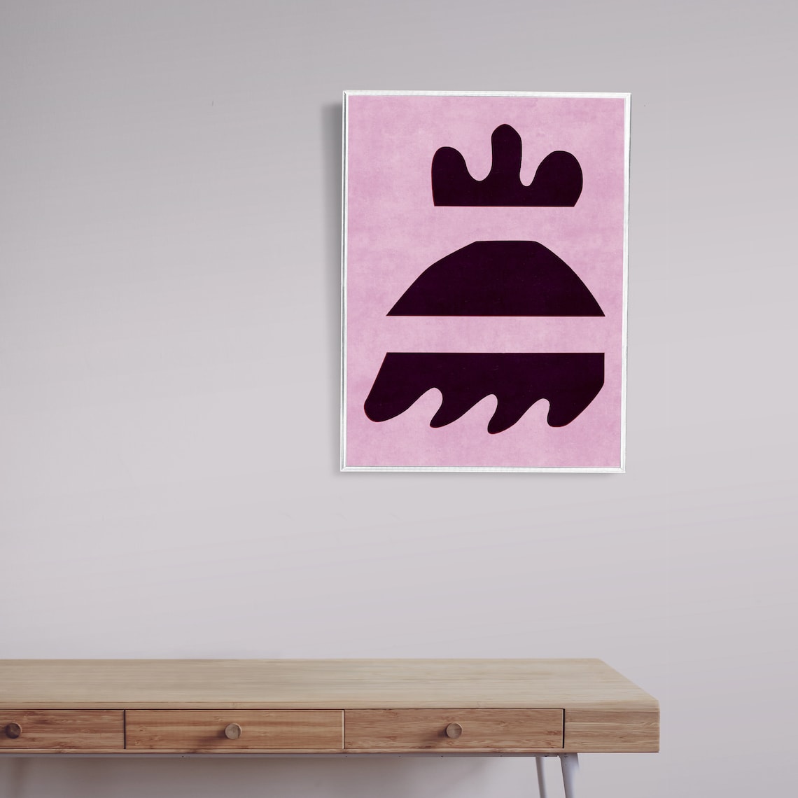 Pink Printable Art: Abstract Art Downloadable Art Print - Etsy