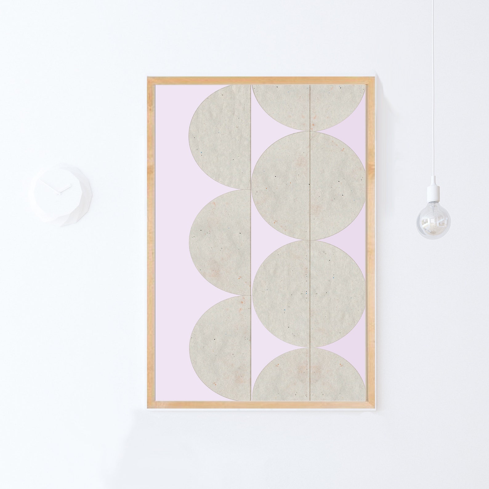 Pink Abstract Art Pink Geometric Print DIGITAL DOWNLOAD | Etsy