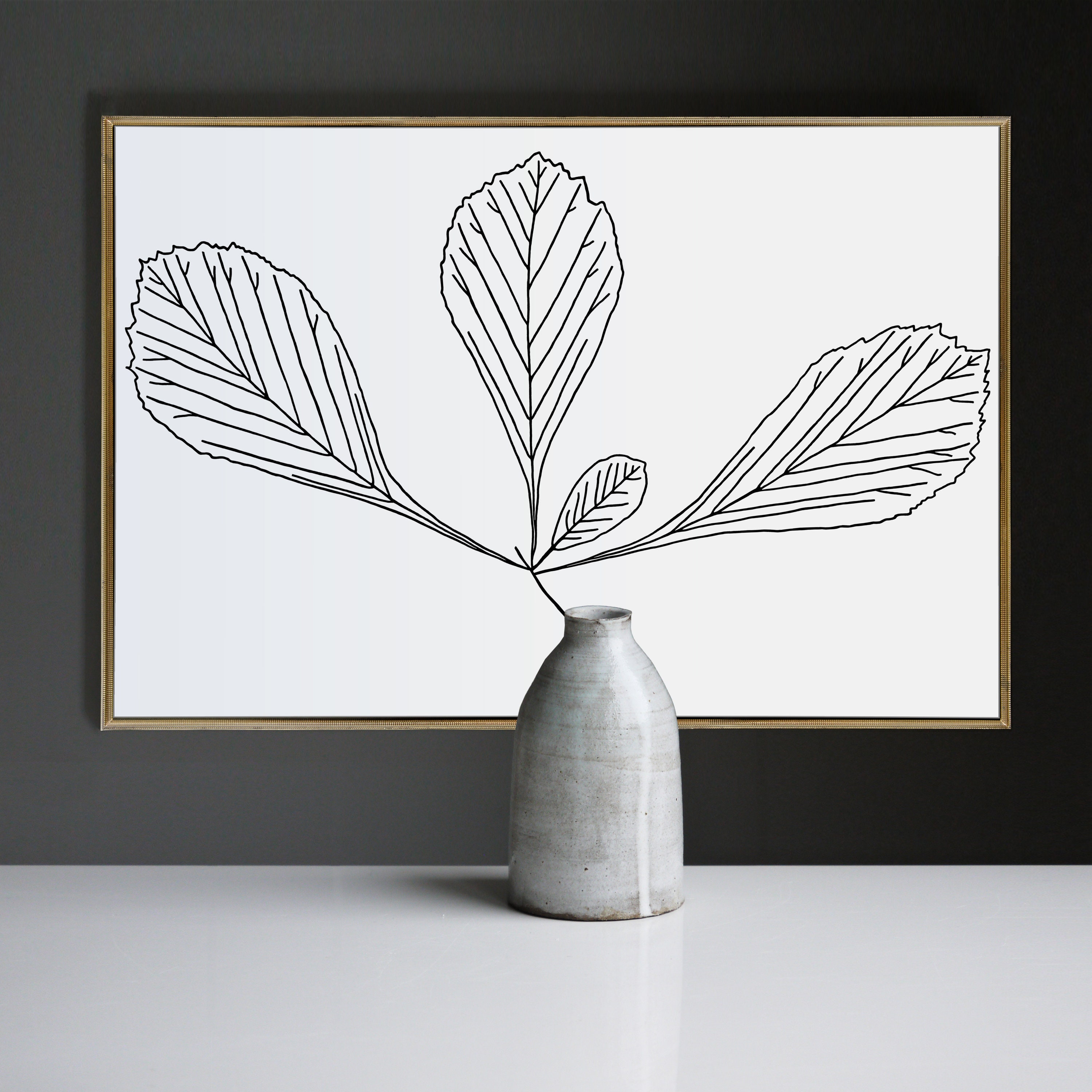 Minimalist Botanical Illustration Print DIGITAL DOWNLOAD Art - Etsy