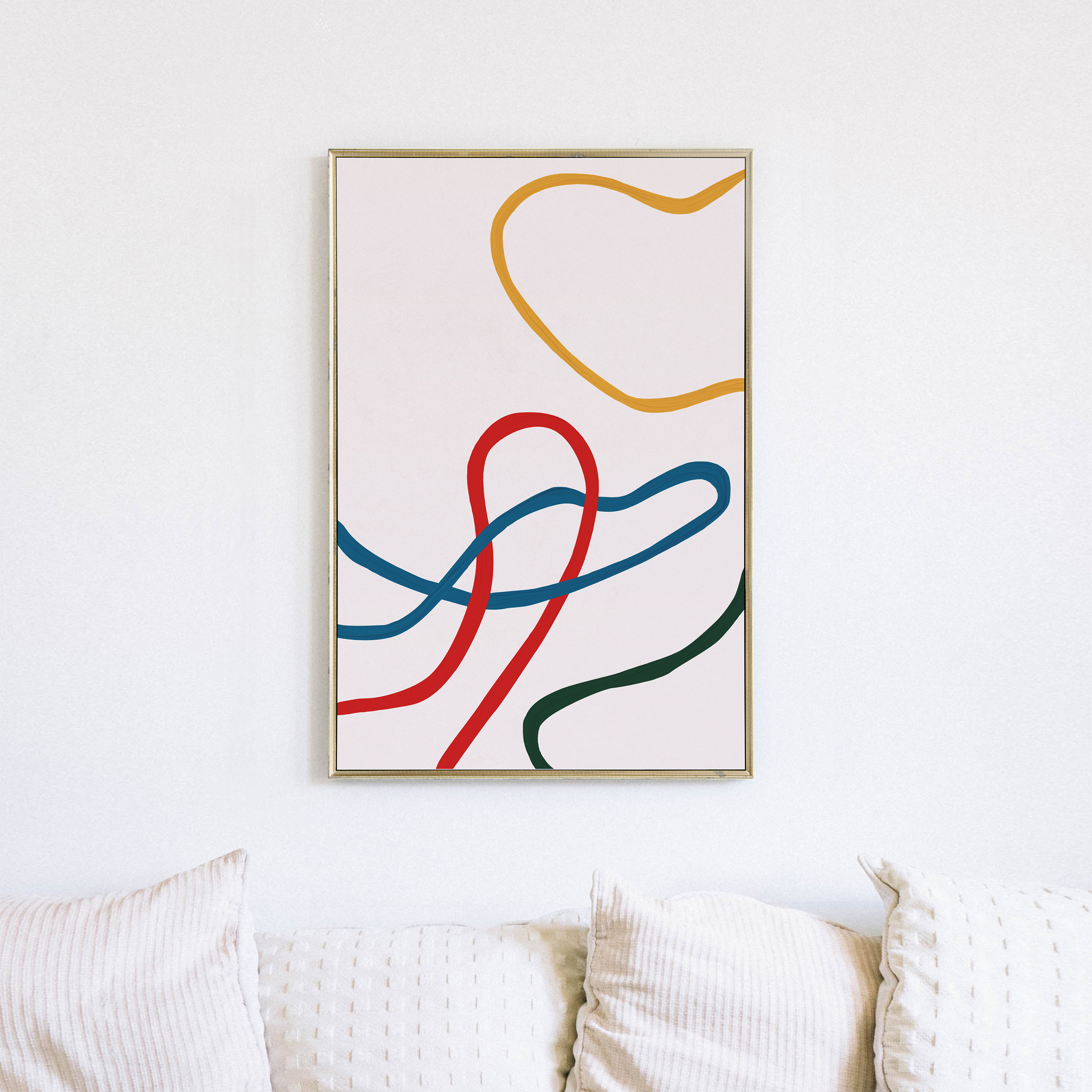 Large Printable Art Abstract Lines Art Modern Wall Decor - Etsy
