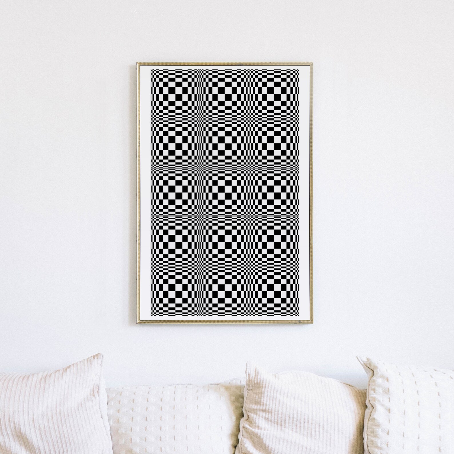 Black and White Checkered Print Decor Instant Download - Etsy UK