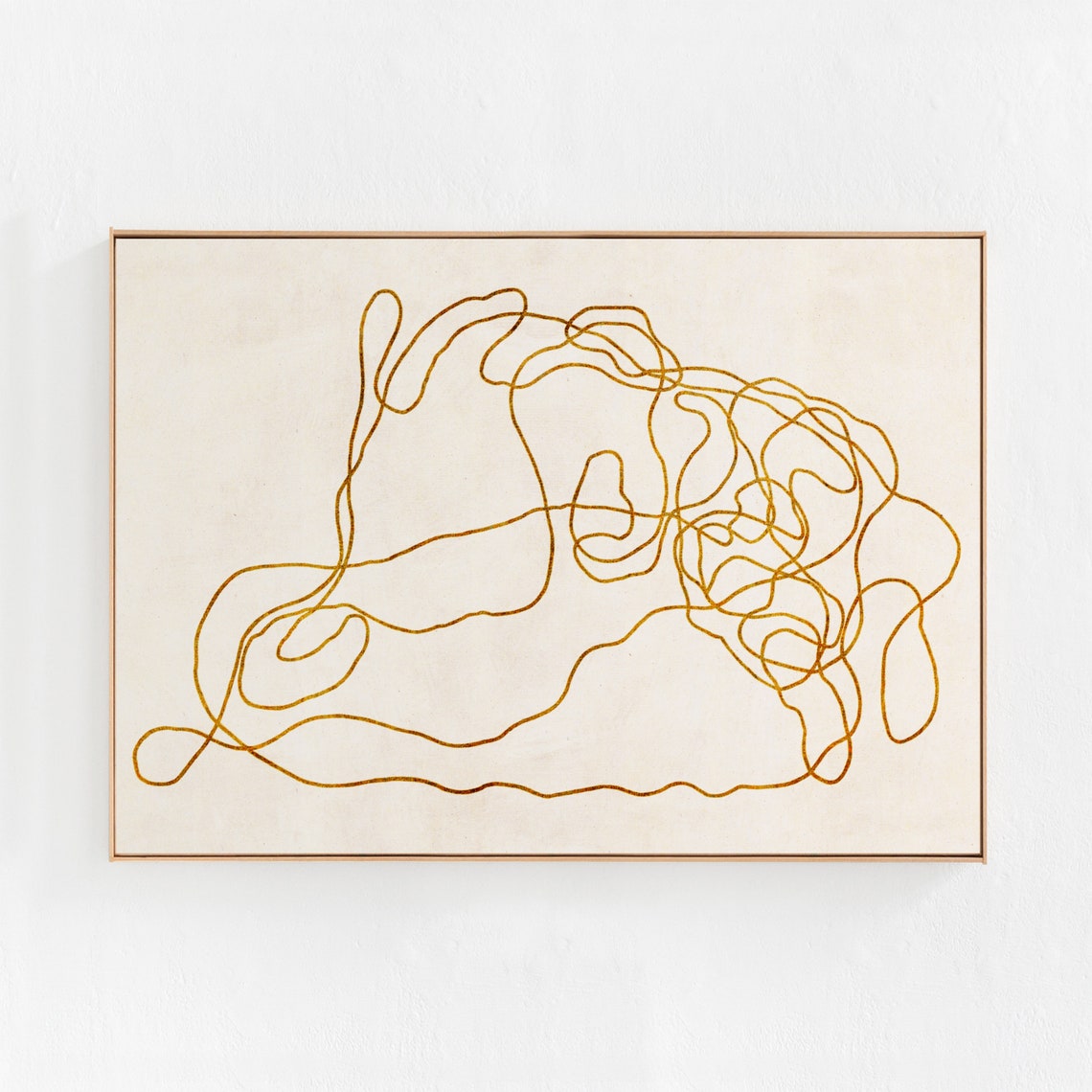 Abstract Printable Line Art: Modern Artwork in Neutral Tones - Etsy