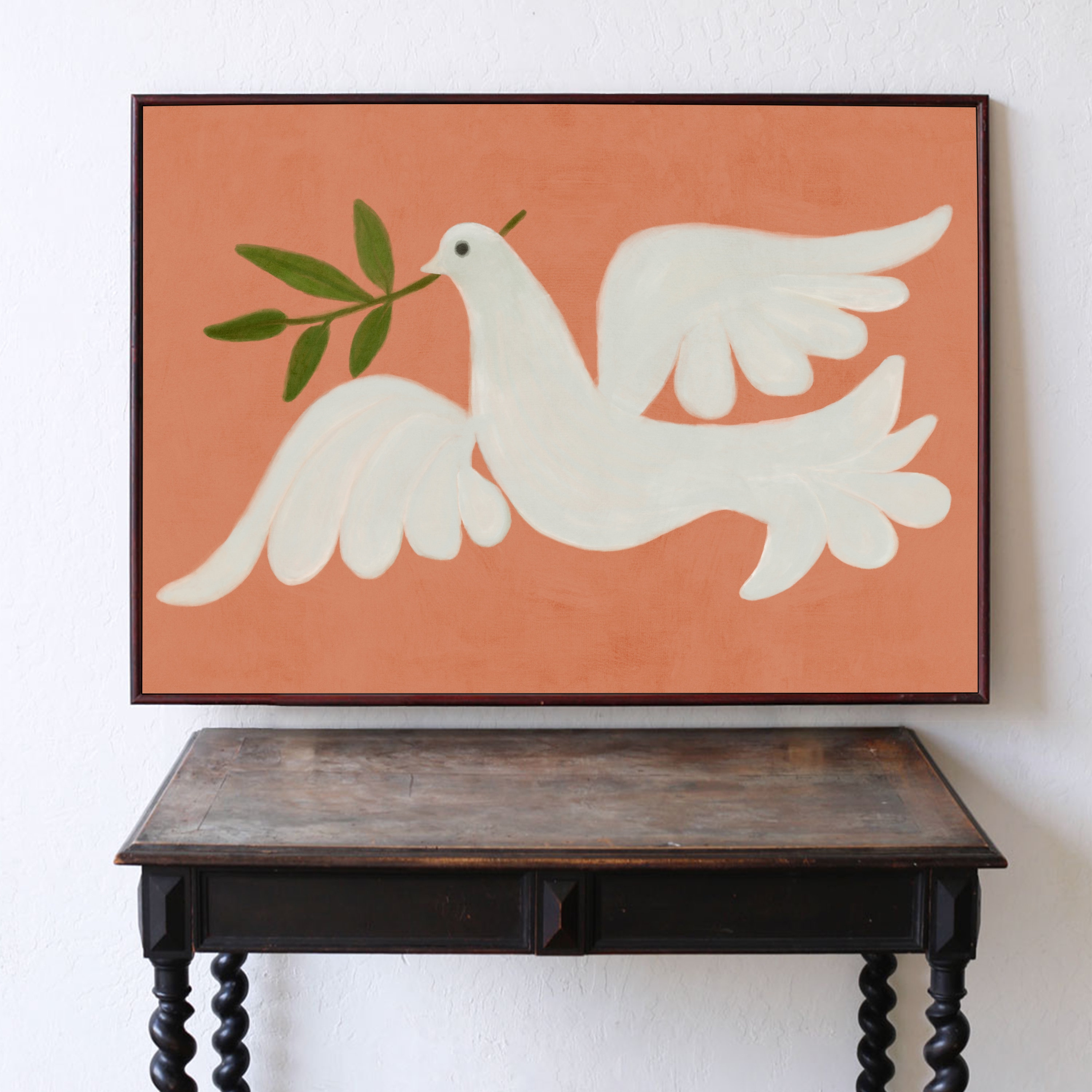 Dove Art Print Poster: Digital Downloadable Wall Art Print. - Etsy