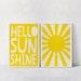 Kids Room Poster Print Set of 2, Yellow Art Print Poster, Nursery Wall ...