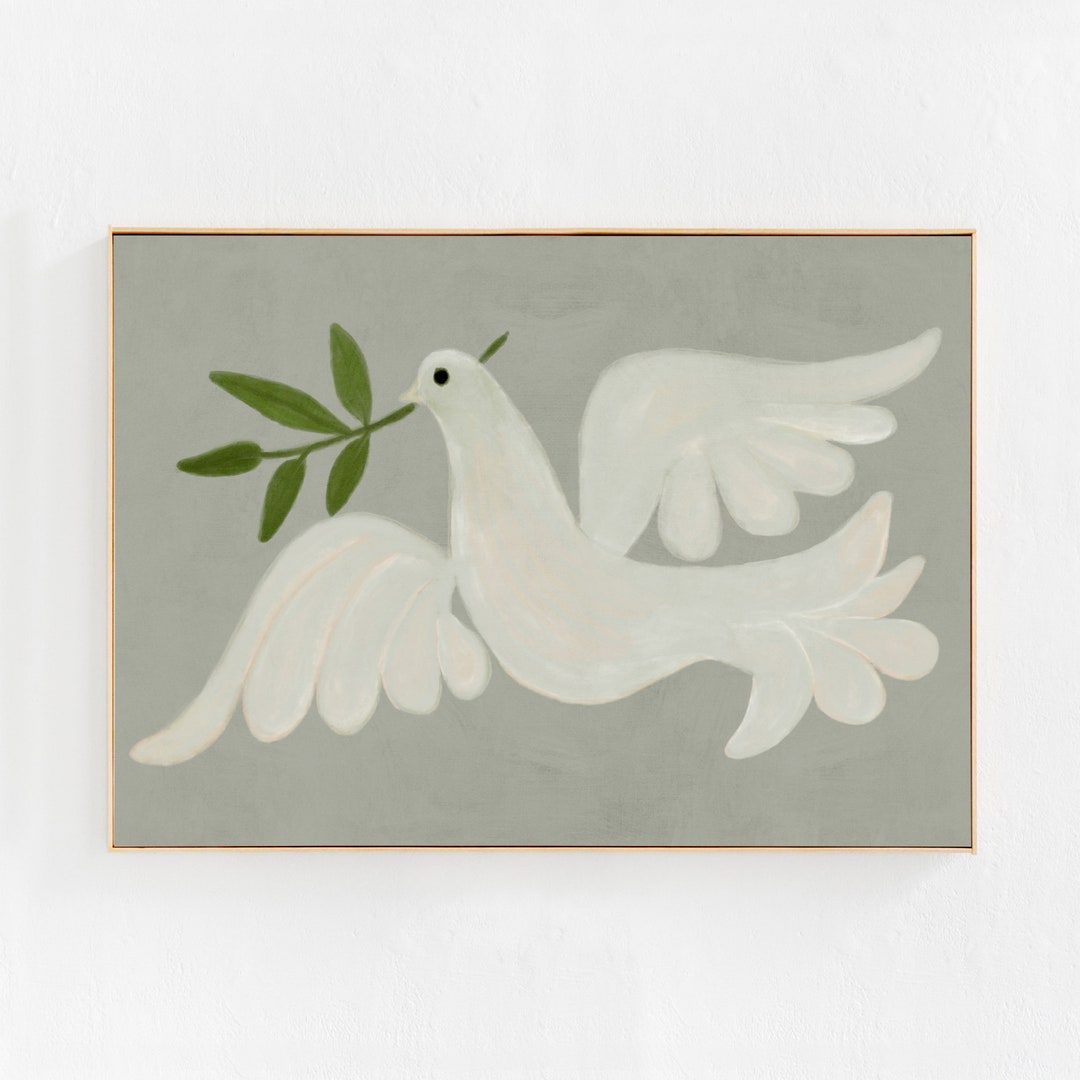 Dove Art Print Poster: Digital Downloadable Wall Art Print. - Etsy