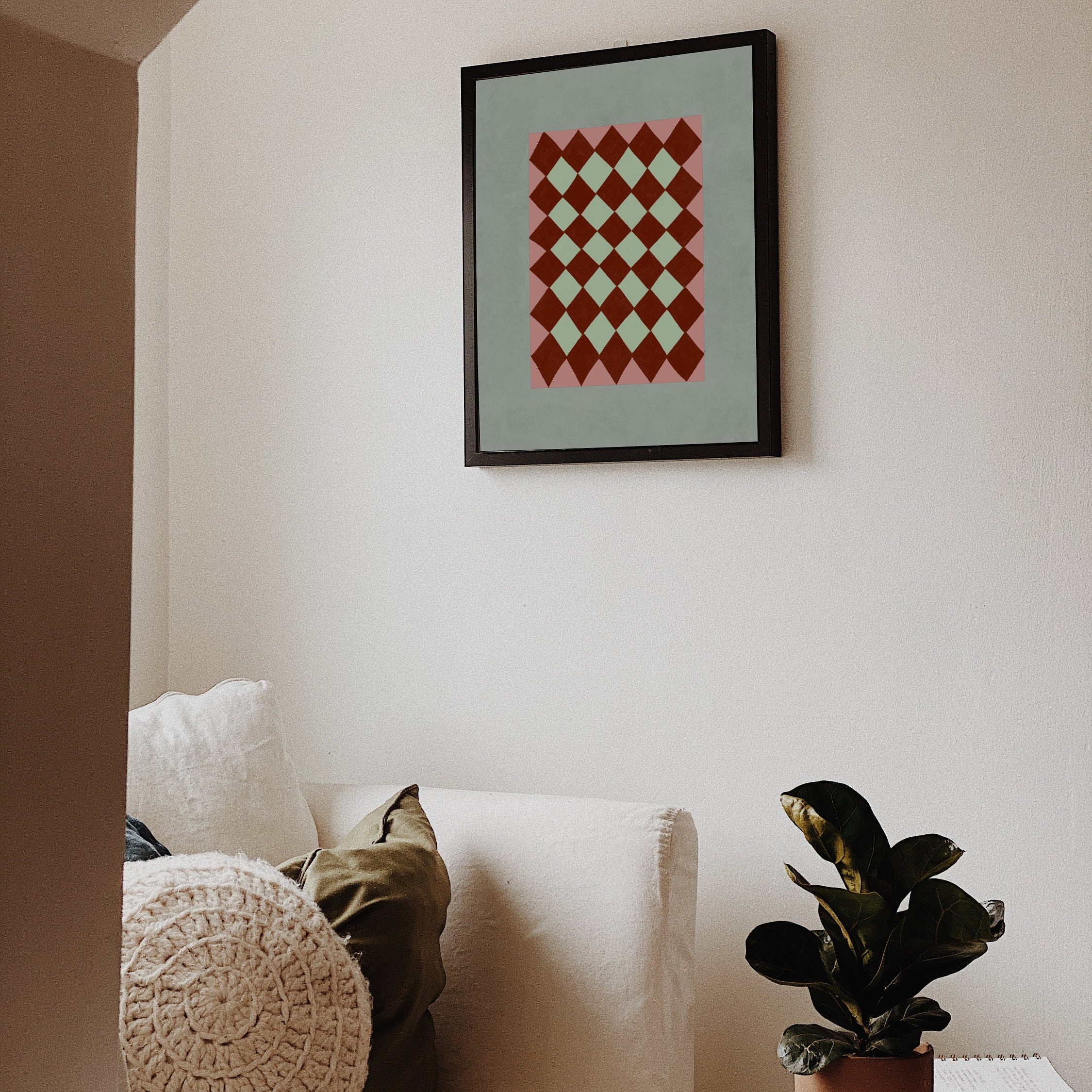 Scandi Modern Home Decor: Abstract Digital Downloadable Art Print ...
