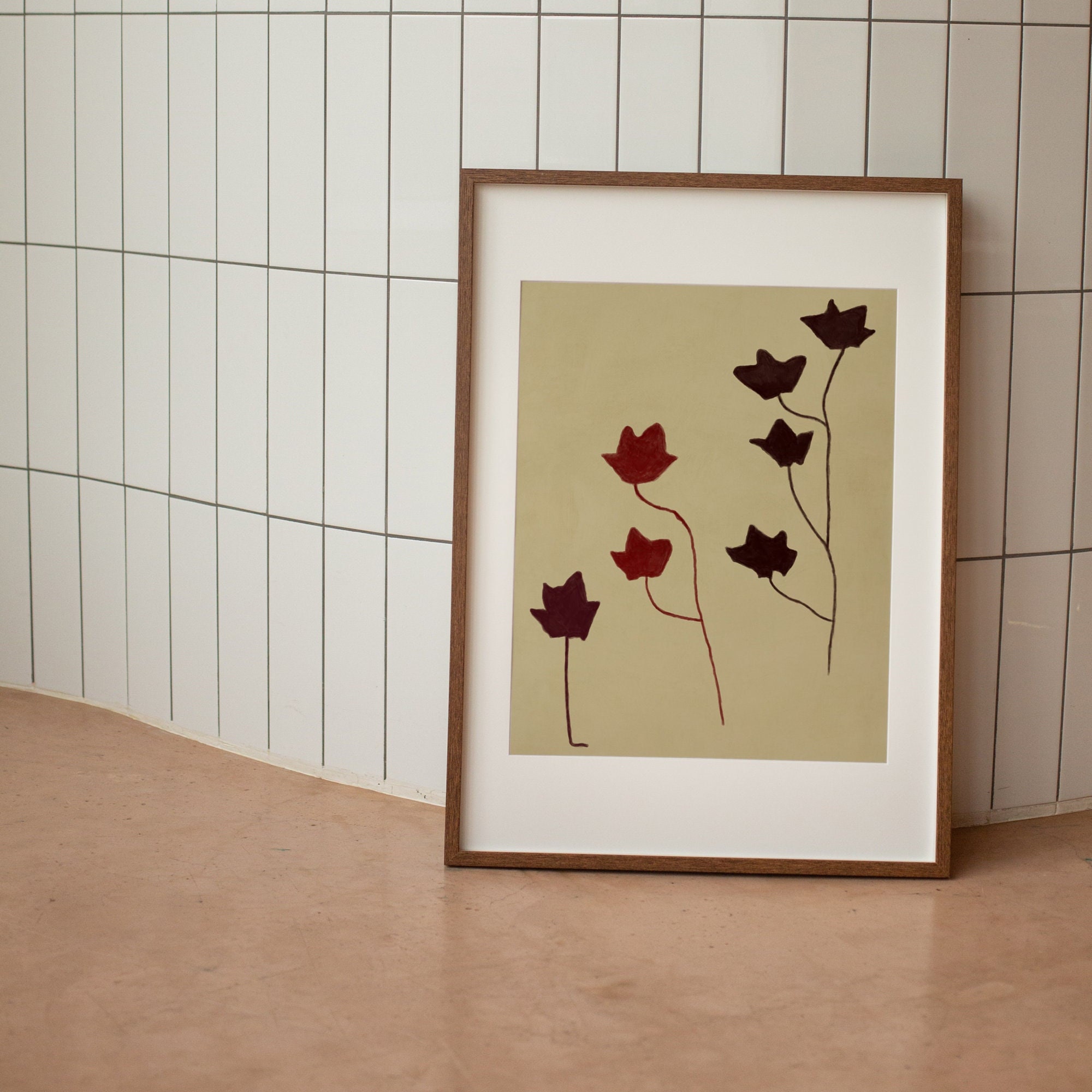 Neutral Wall Art Downloadable Art Print: Botanical Poster for | Etsy