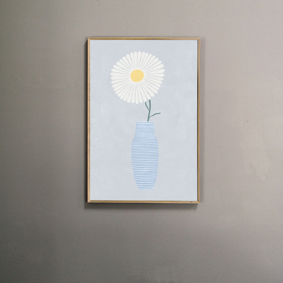 Flower in a Vase Poster: Downloadable Art Print. Floral Wall Art Scandi ...