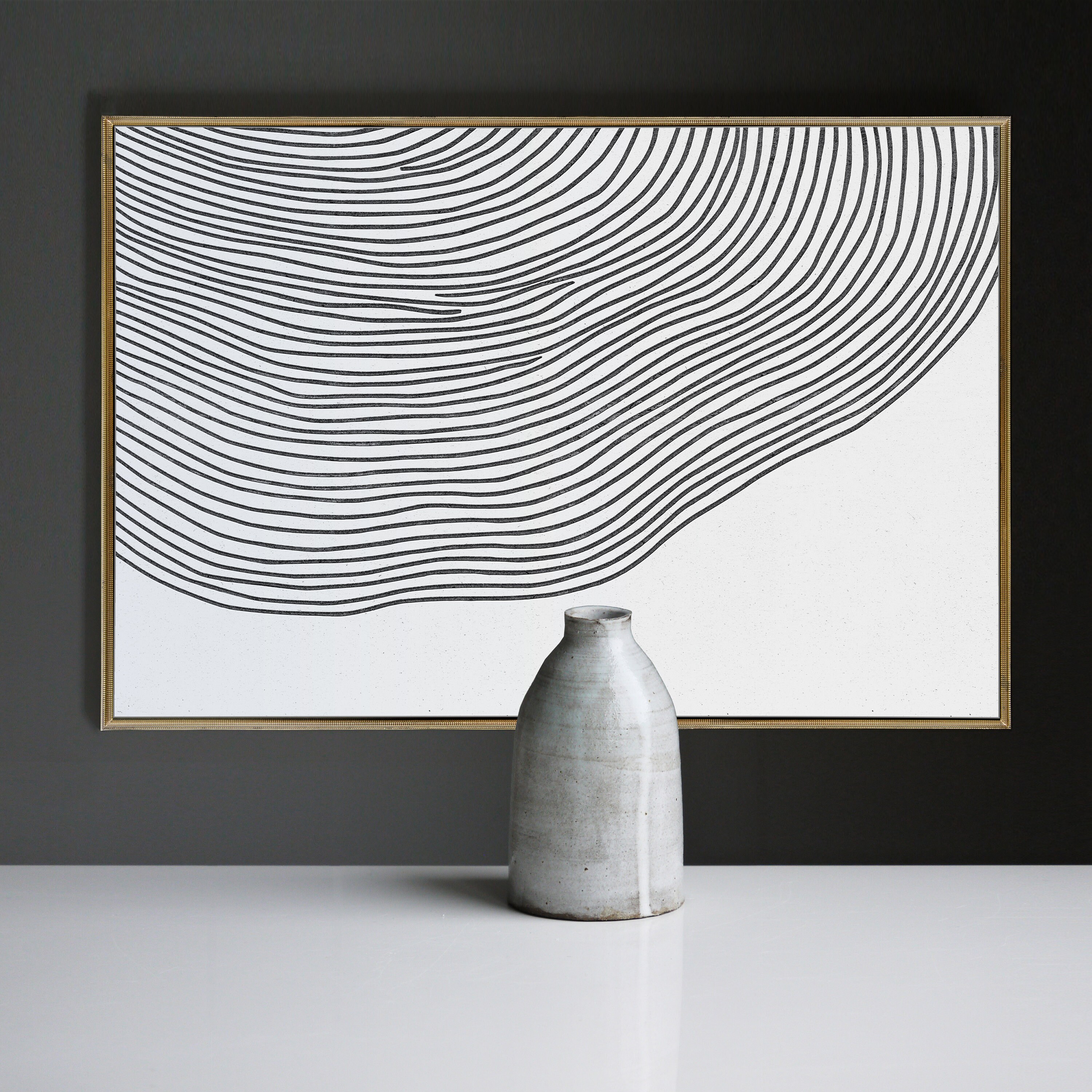 Downloadable Print: Abstract Lines Printable Art. Oversized | Etsy