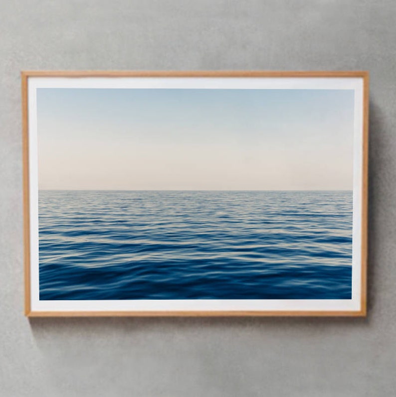 Ocean Print, Sea Horizon Print, Ocean Waves Printable Art Print, Ocean ...