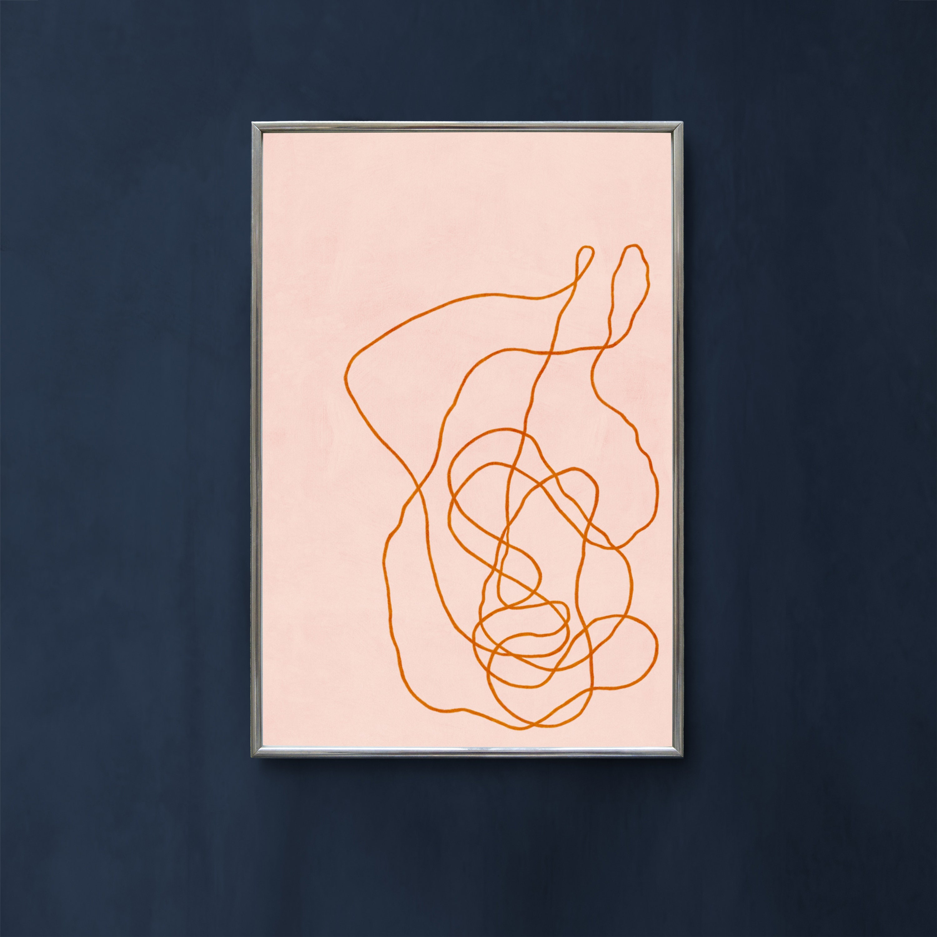 Large Abstract Printable Line Art Abstract Print Poster - Etsy