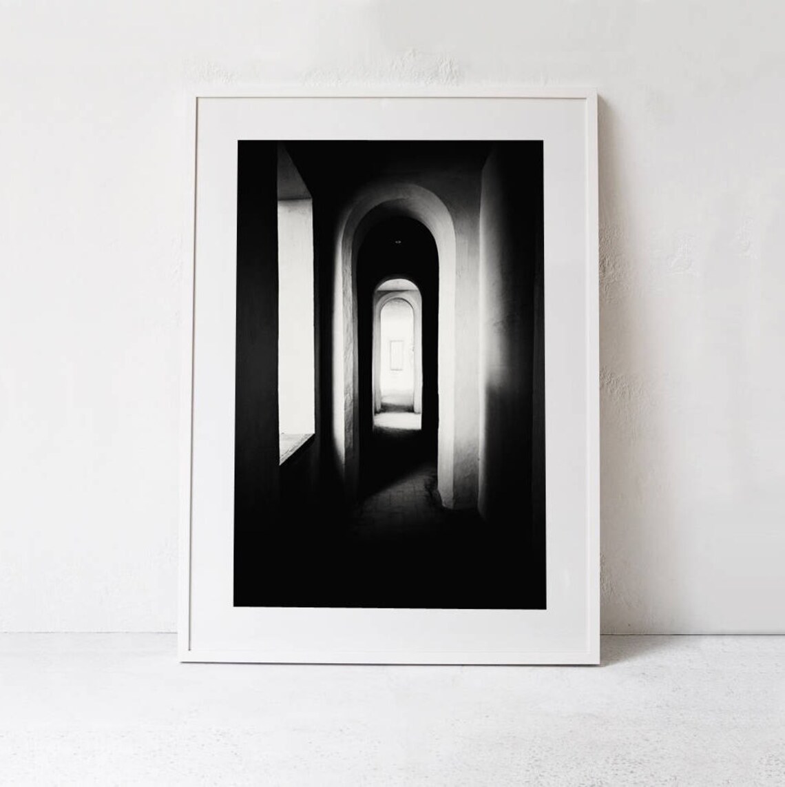 Archway Photography, Archway Print, Black and White Photo Print ...