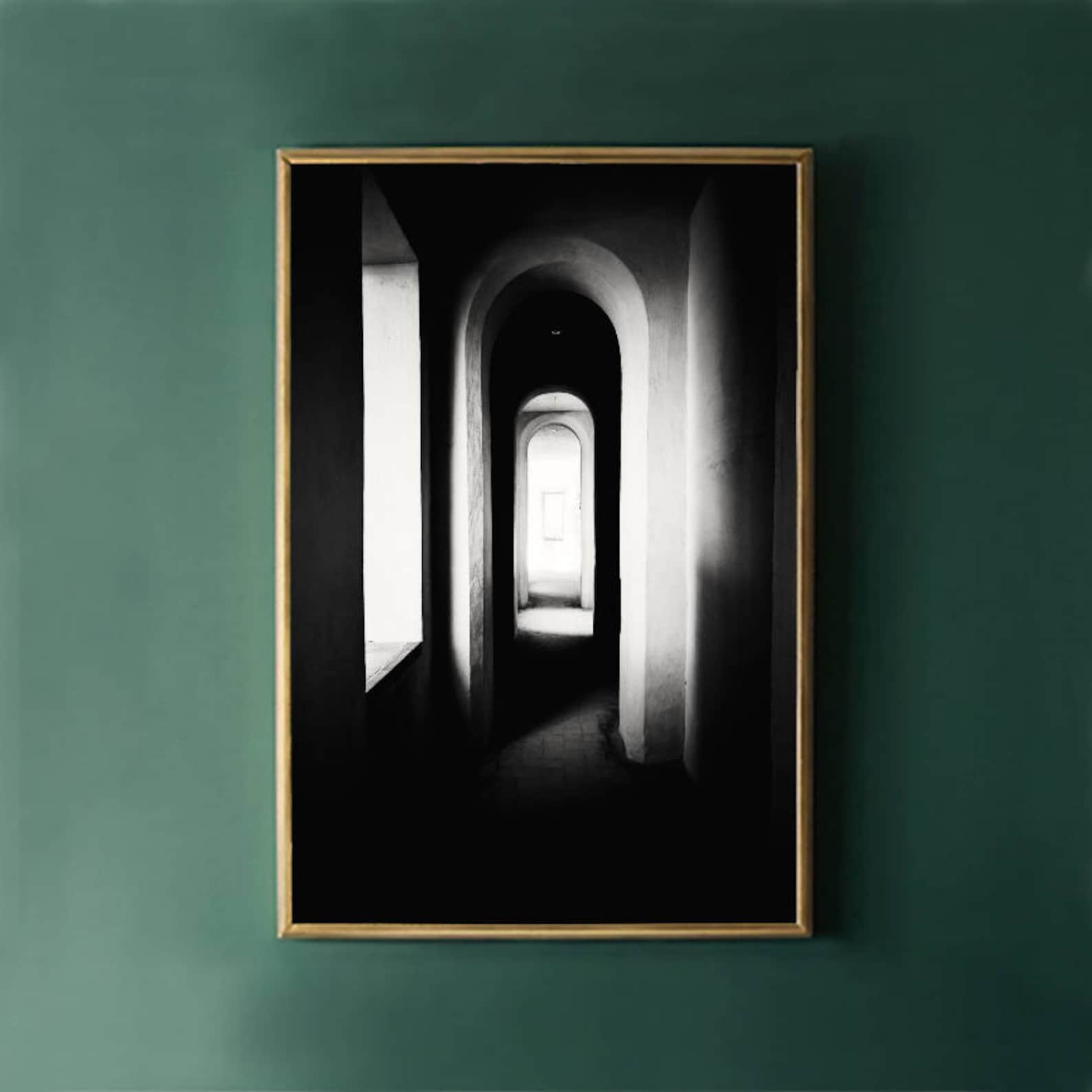 Archway Photography, Archway Print, Black and White Photo Print ...