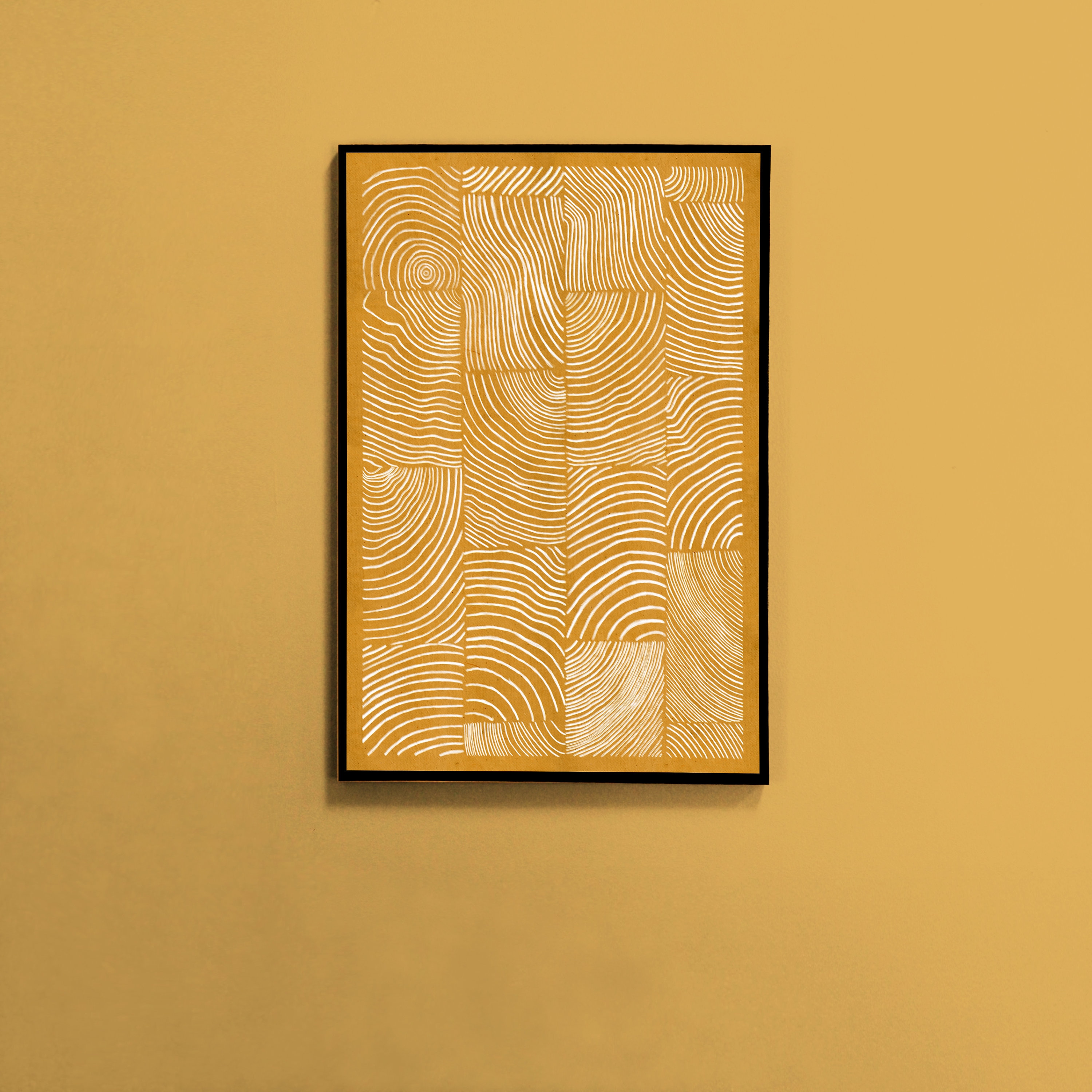 Yellow Printable Art: Abstract Downloadable Art Print Poster. - Etsy