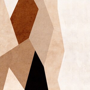 Neutral Wall Art Printable, Downloadable Print: Modern Printable Art in ...