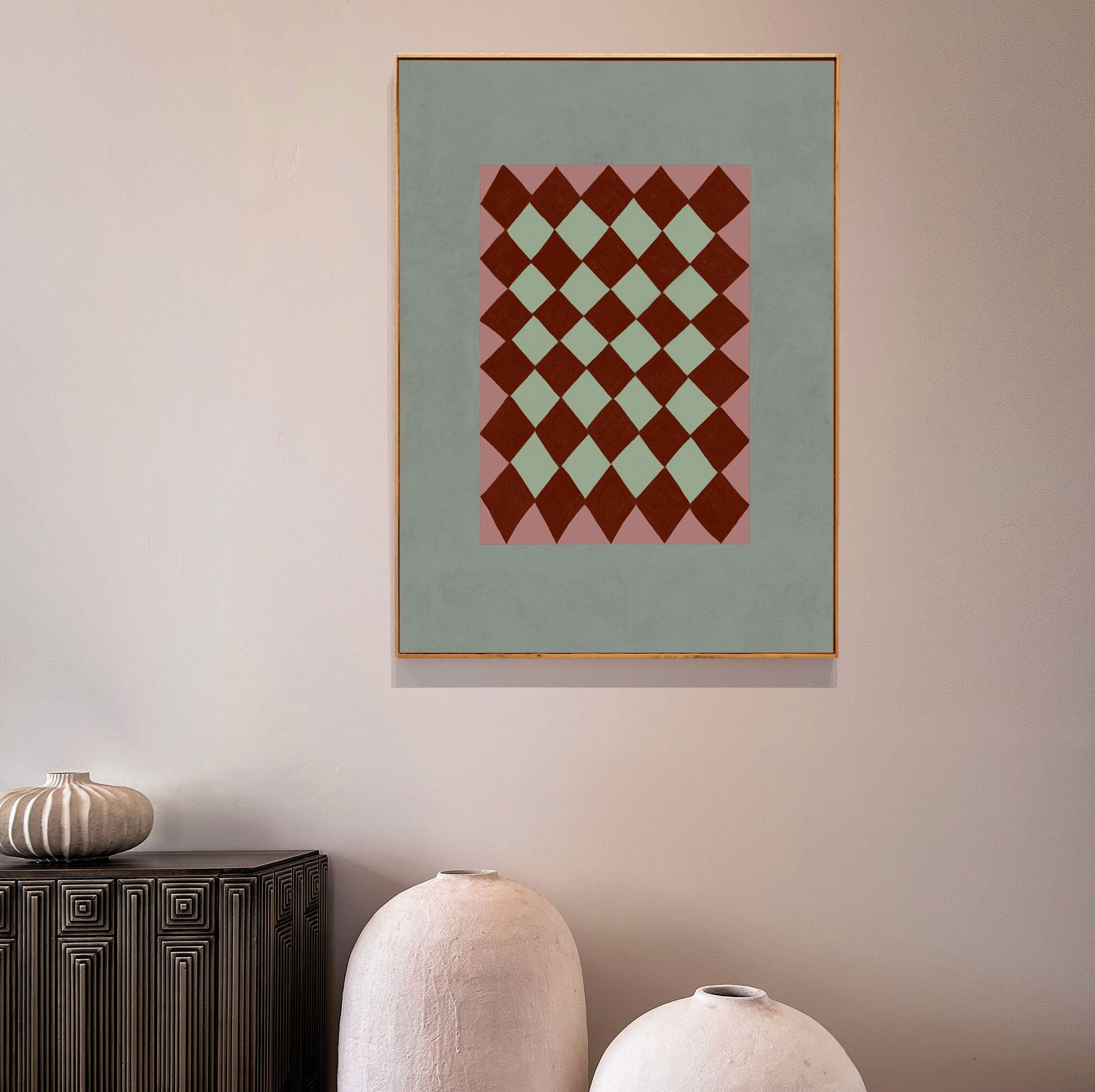 Scandi Modern Home Decor: Abstract Digital Downloadable Art Print ...