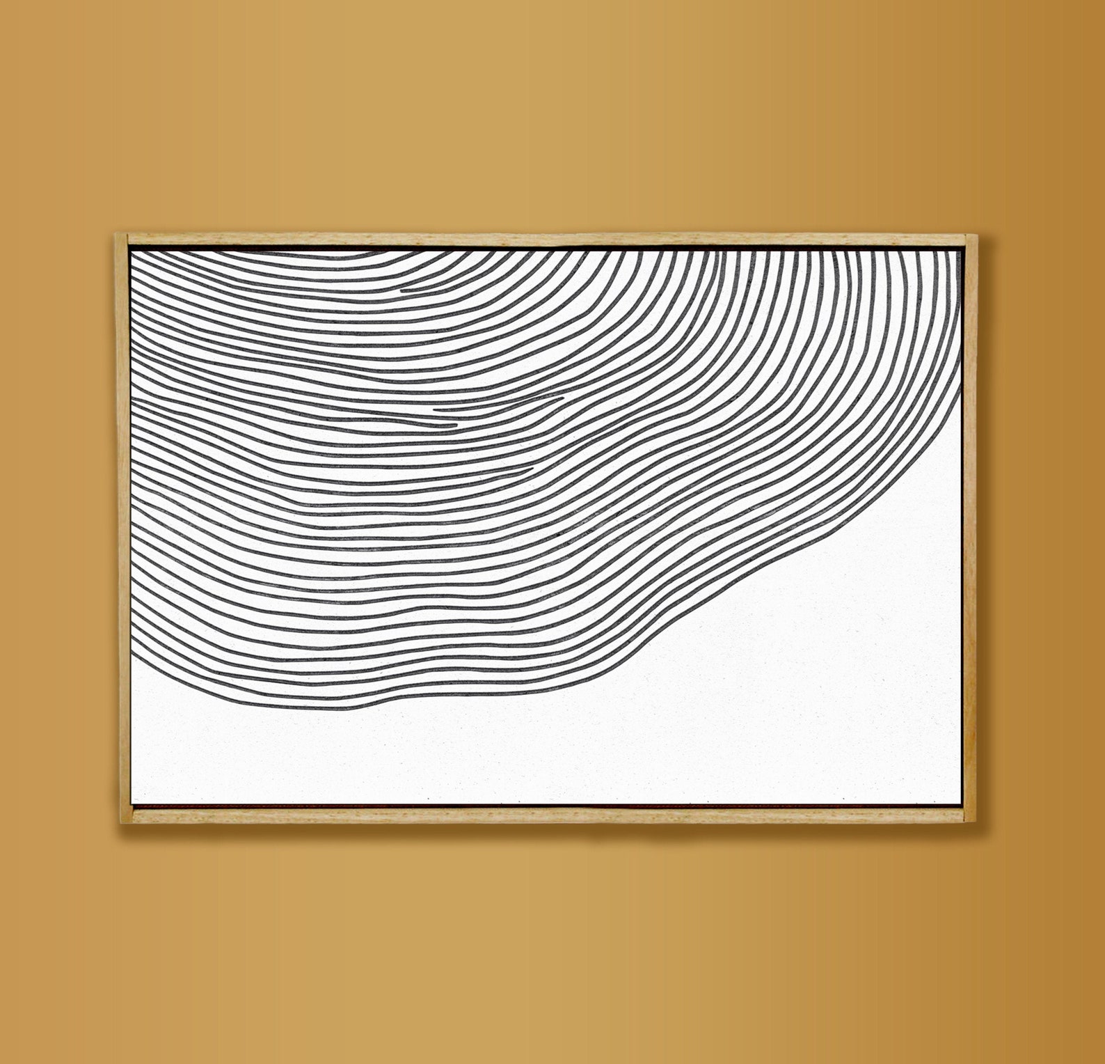 Downloadable Print: Abstract Lines Printable Art. Oversized - Etsy