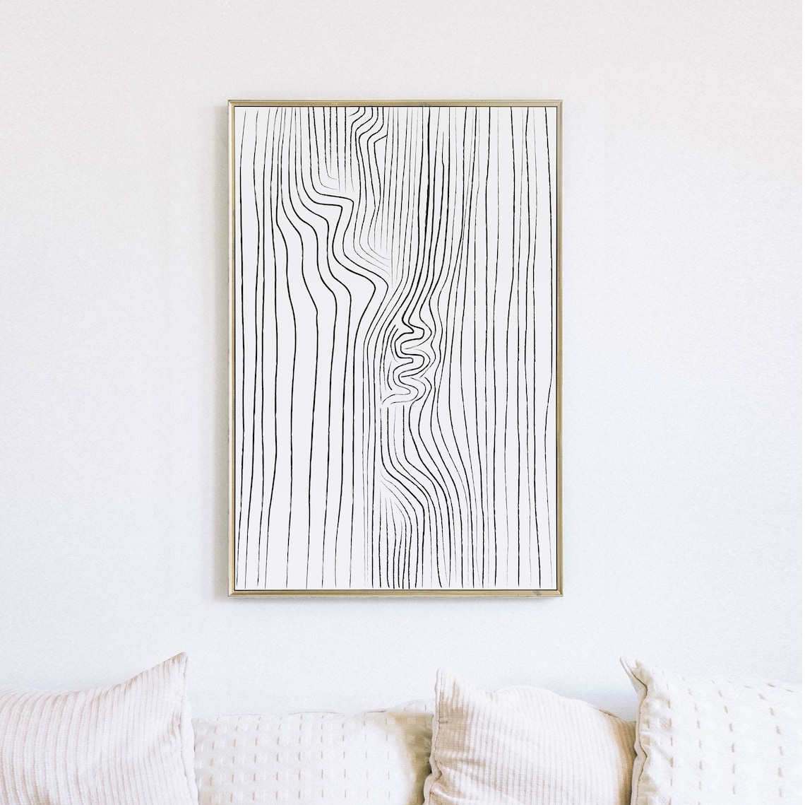 Abstract Art, Abstract Lines Modern Wall Art Print Scandinavian Poster ...